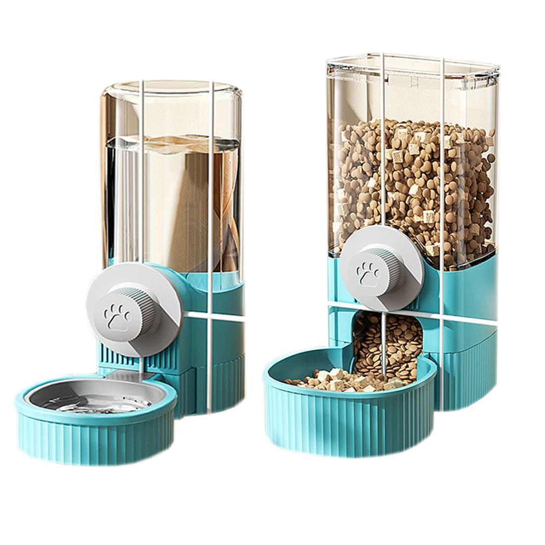 Hanging Automatic Bunny Food XEF1 Water Dispenser, Gravity Rabbit Cage ...