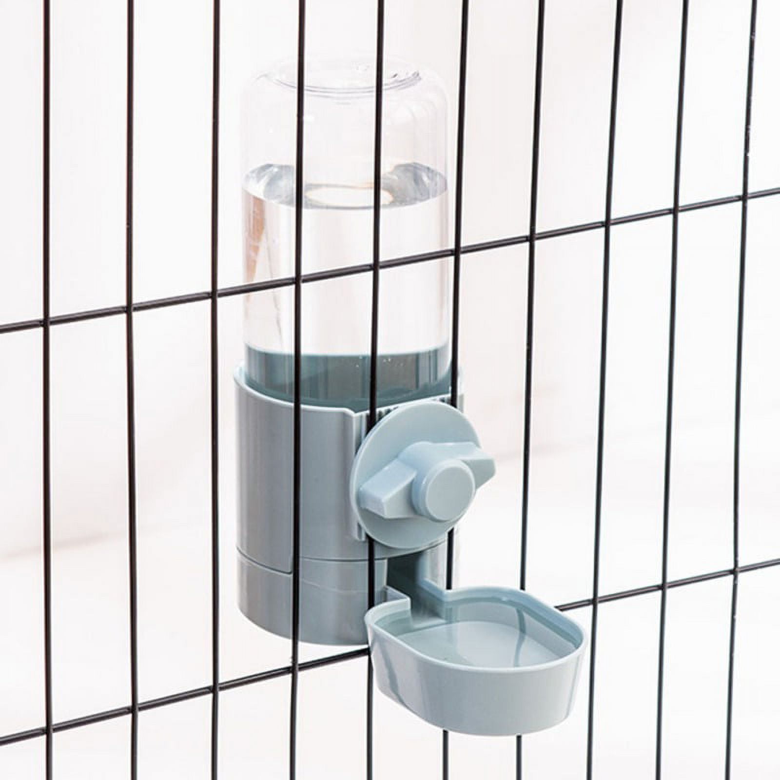 Hanging Automatic Cat Water Dispenser, Gravity Rabbit Waterer for Cage ...