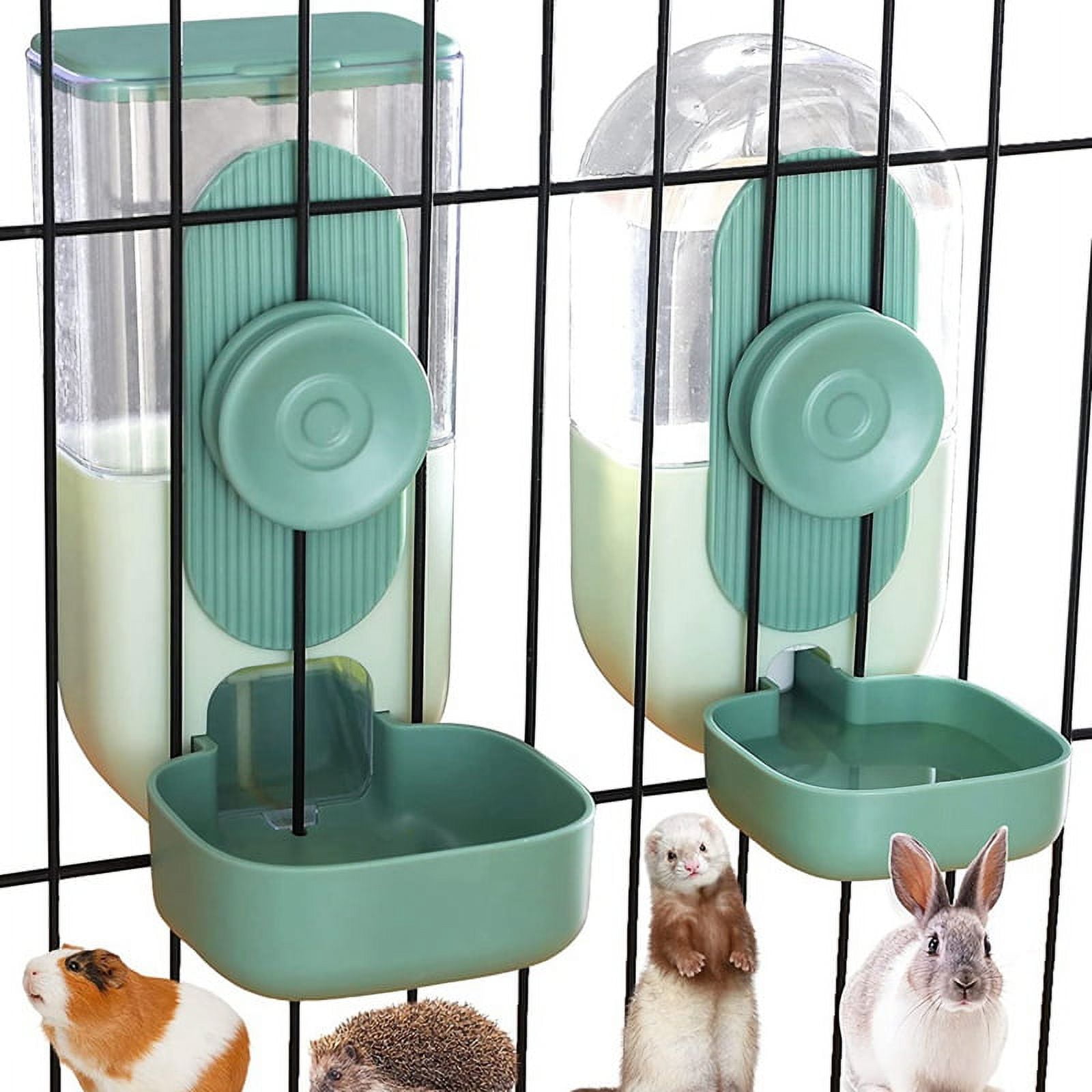 Hanging Automatic Pet Food Water Dispenser, Auto Pet Feeder and Waterer ...