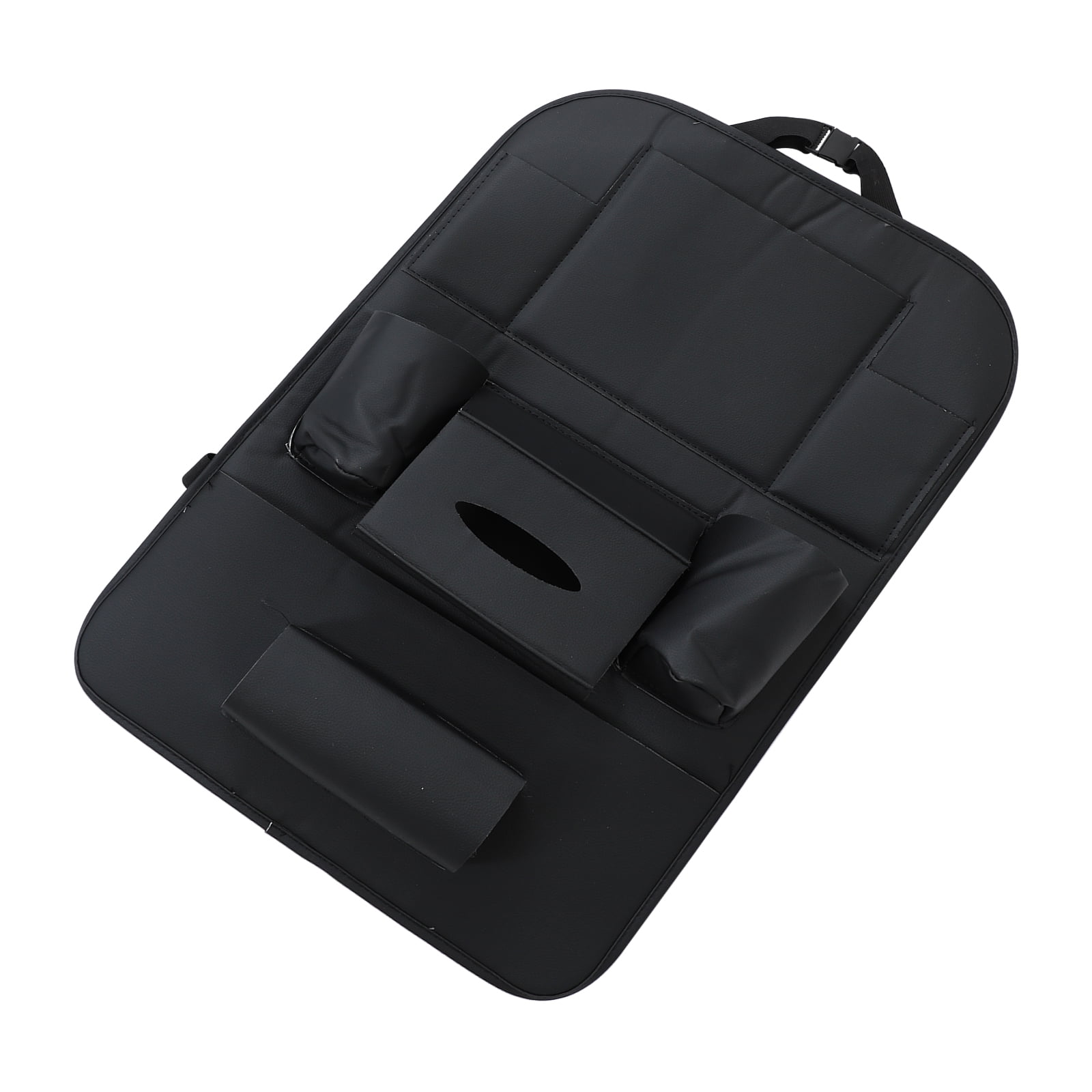 LEDMOMO 1Pc Car Storage Pouch Black Travel Bag with Buckle Strap for ...