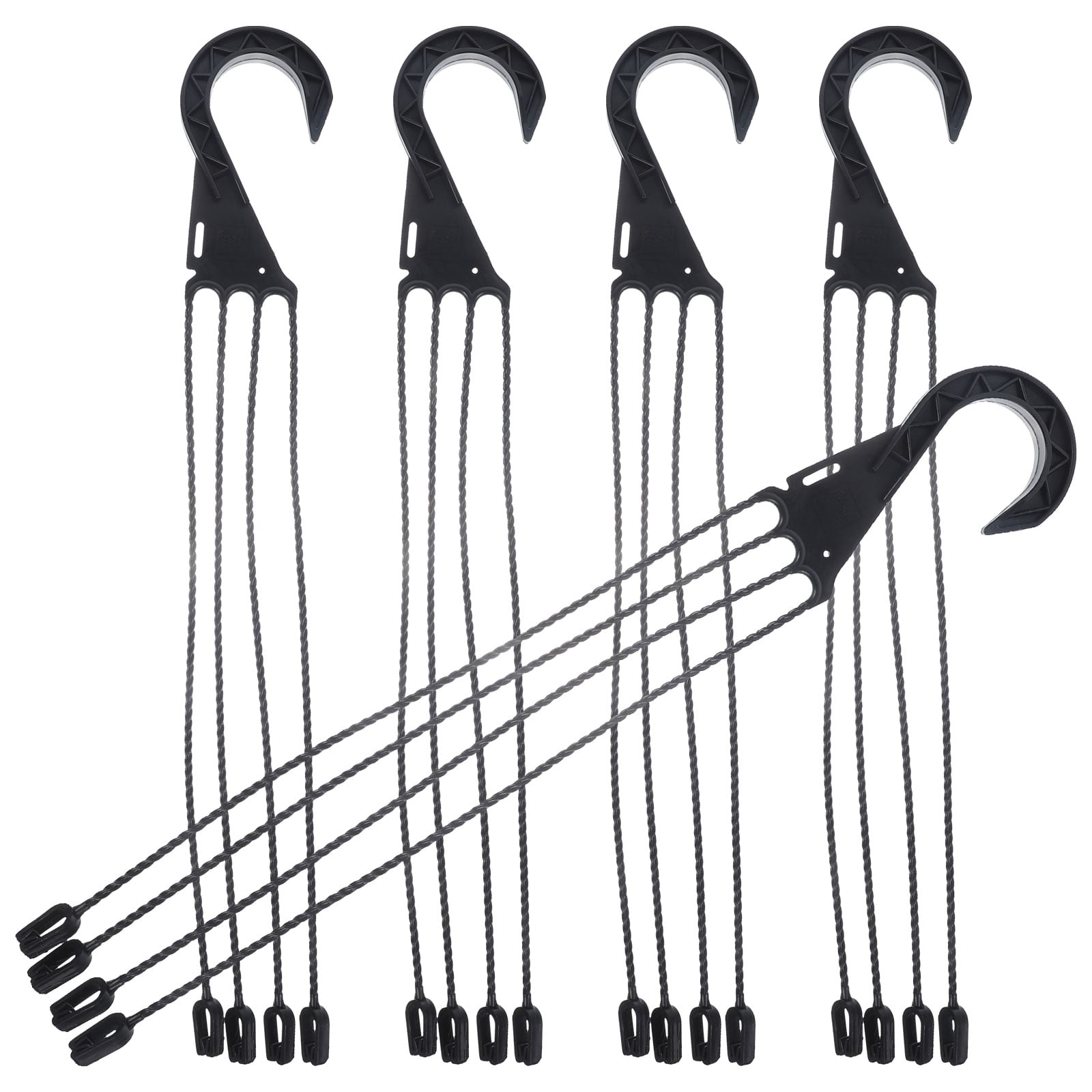 Hanging Plant Hooks for Indoor Flowerpots, Plastic Basin Hangers for ...