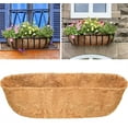 Hanging Basket Coco Liner,Casewin Outdoor Planter Liners Round Coconut ...
