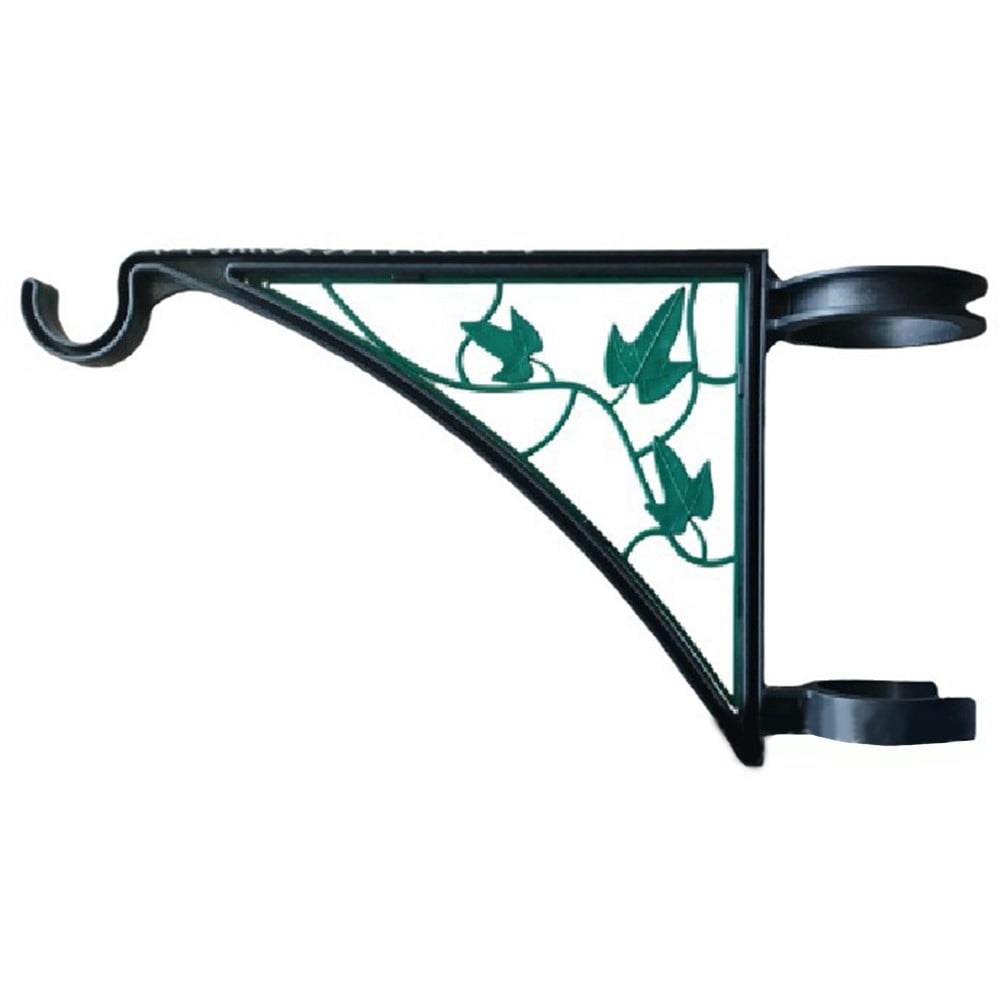 Hanging Basket Hook Bracket Cast Iron Rustic Style Porch Garden Flower ...