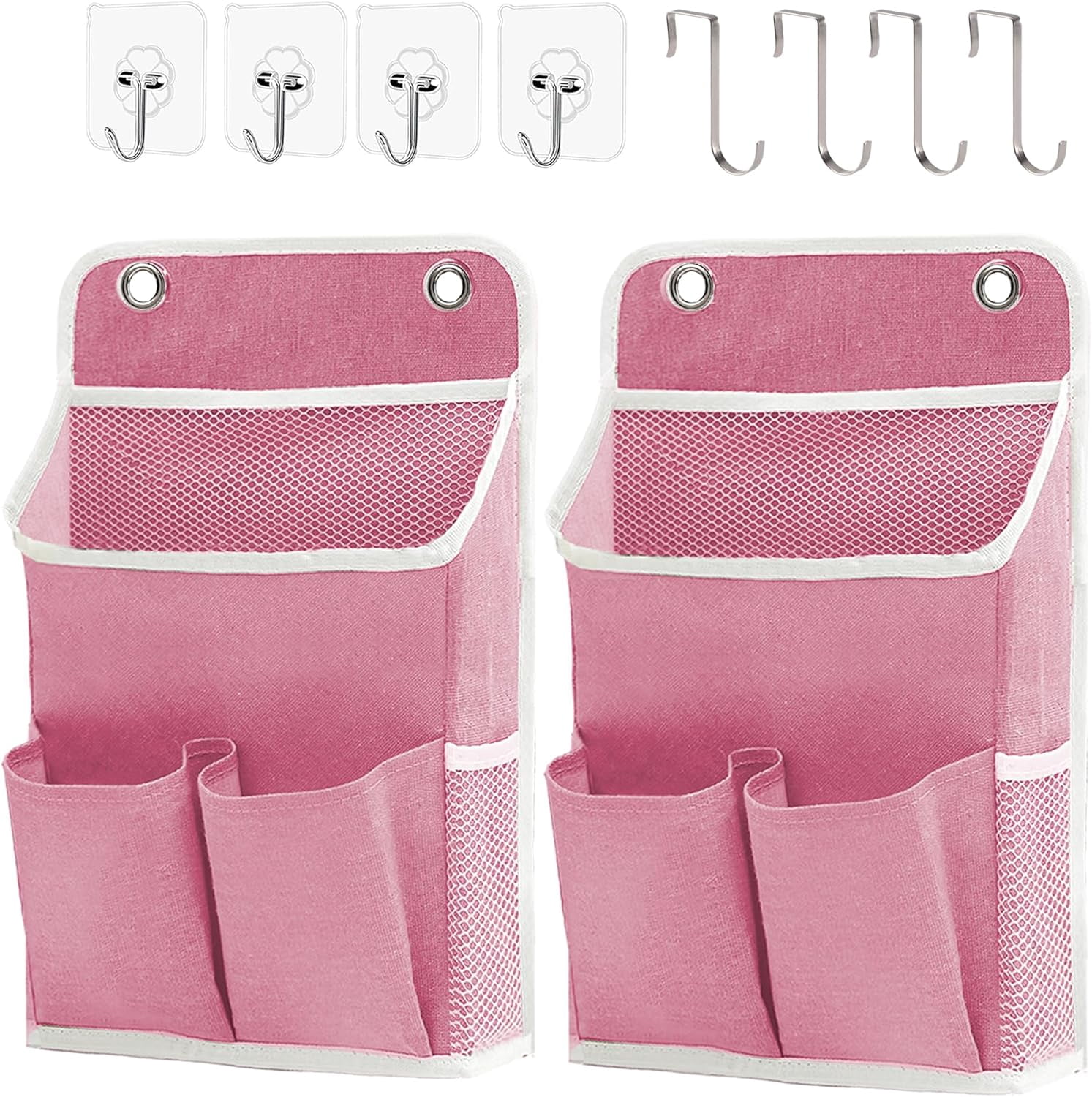 Hanging Basket for Organizing, Wall Organizer with Pockets and Over The ...
