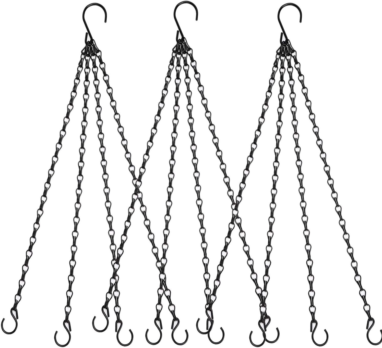 Hanging Baskets Chains 23 Inches 4 Leads Hanging Chains Flower Pot ...