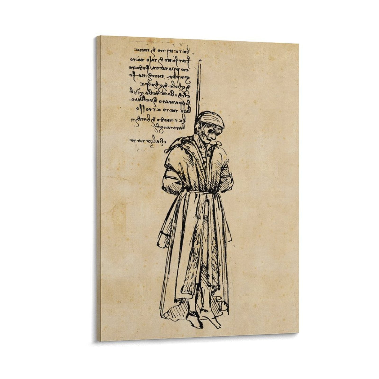 Hanging of Bernardo Bandini Baroncelli by Leonardo Da Vinci Posters ...