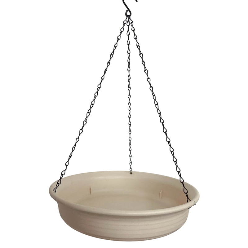 Hanging Bird Bathtub Bird Feeding Dish Tray Platform Feeder Bird Water ...