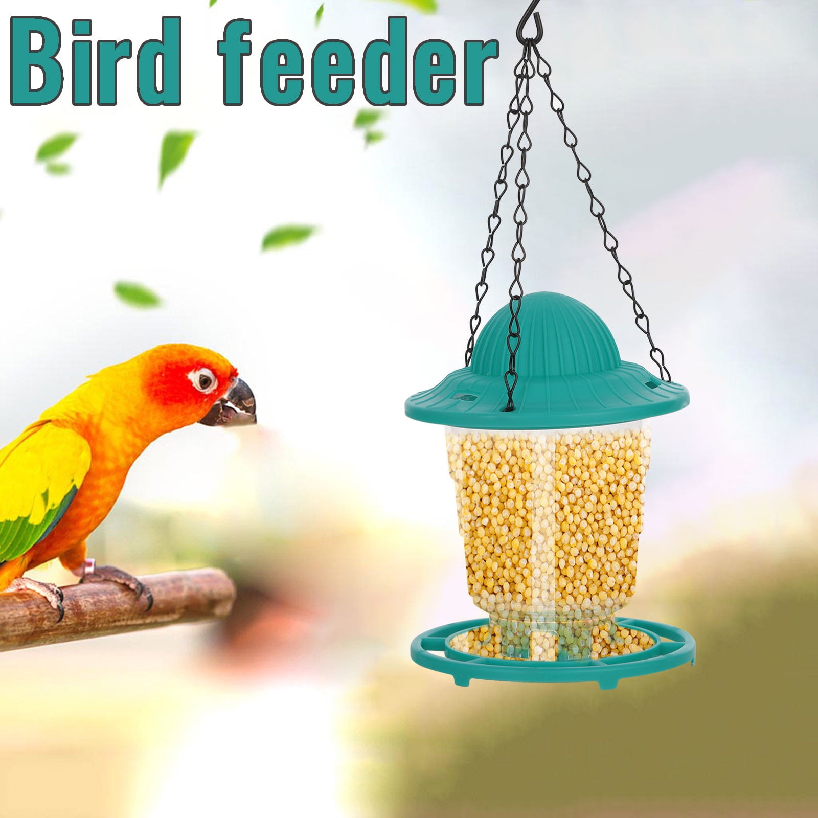 Hanging Bird Feeder with Easy-Clean Design - Removable Reservoir for ...