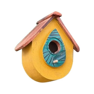Navaris Pine Wood Small Bird Nesting Box - Suitable for Robin ...