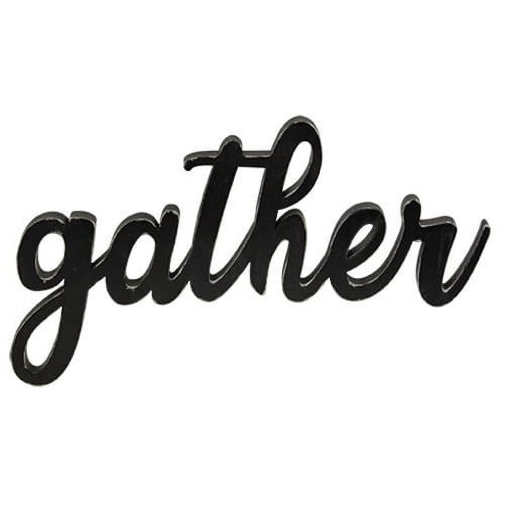 *Hanging Black Script Gather Sign - Walmart.com