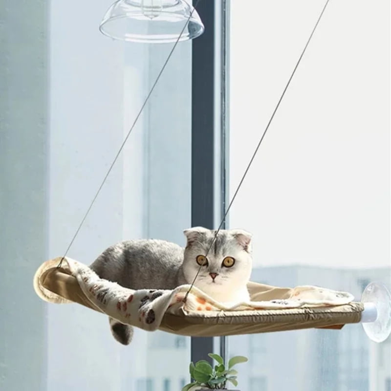 Hanging Cat Bed Pet Cat Hammock Aerial Cats Bed House Kitten Climbing ...