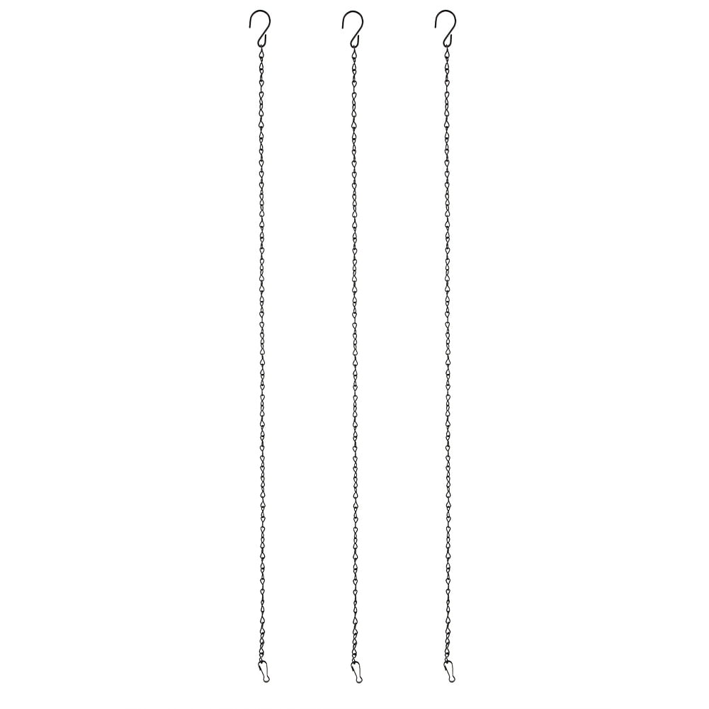 Hanging Chain with Hooks Set 3 PCS Garden Planter Flower Pot Basket ...
