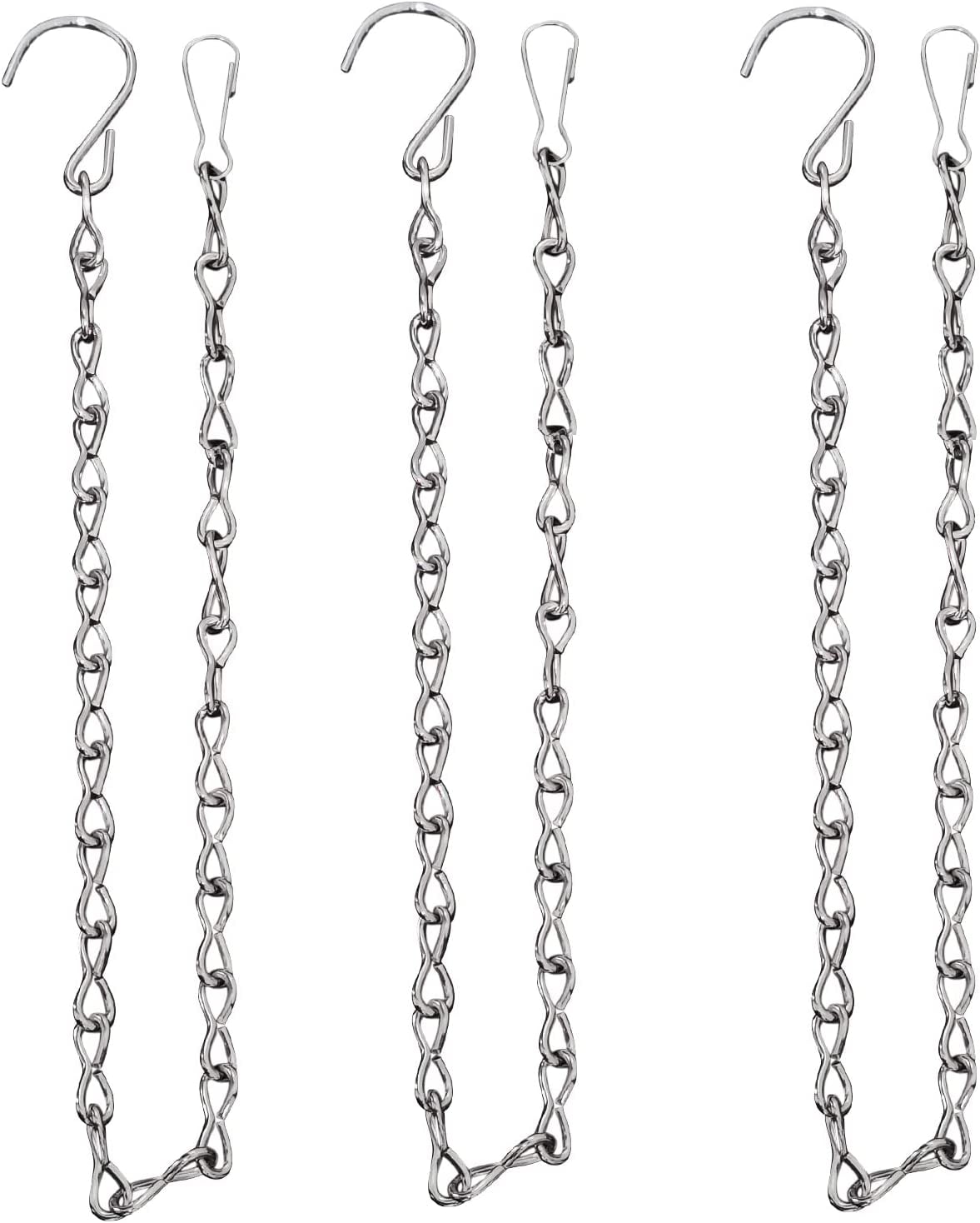 Hanging Chains, 5 Pcs 19.7 Inch Garden Plant Hanger Chains for Hanging ...