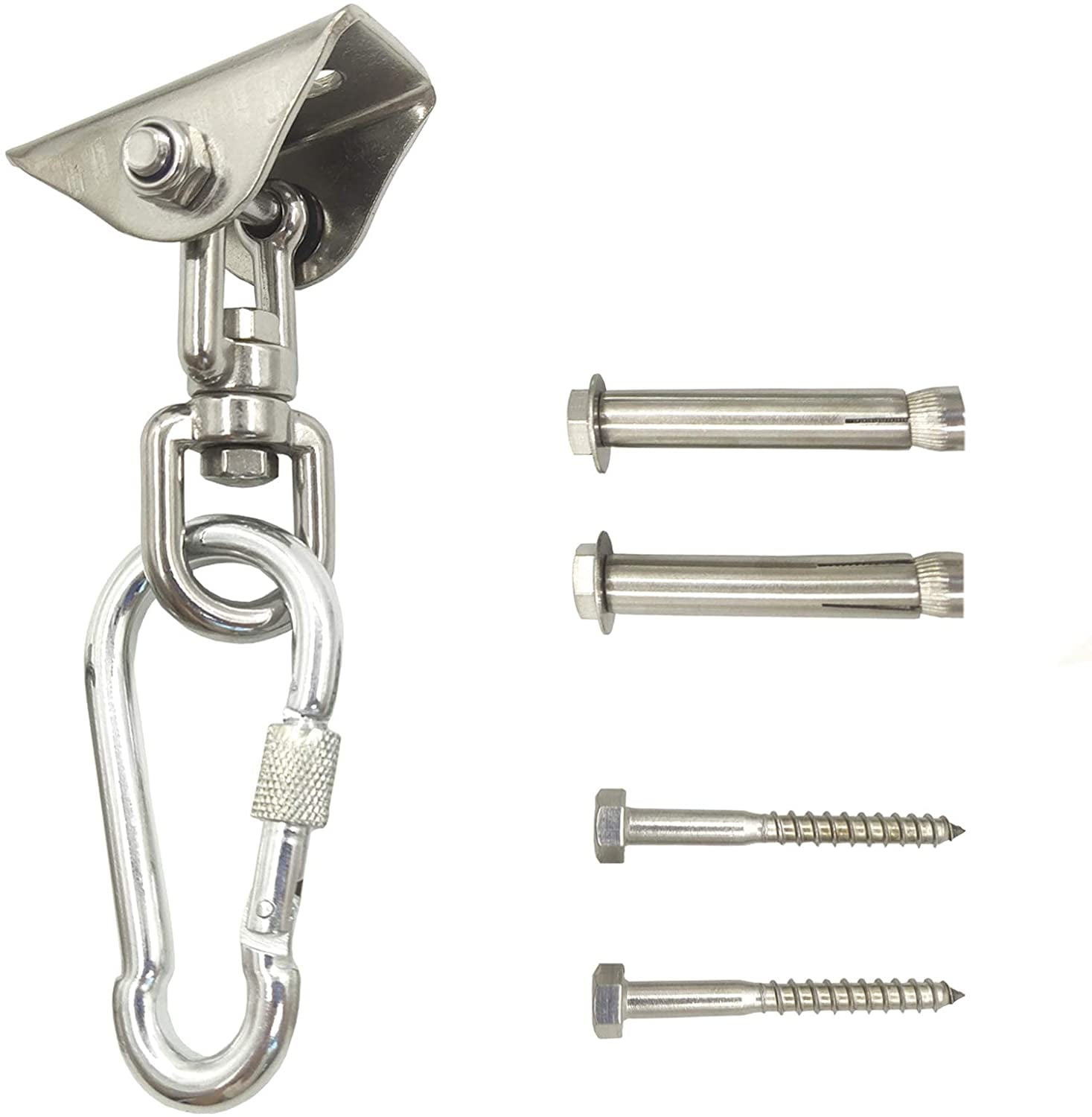 Hanging Chair Hardware Hanging Kit - Heavy Duty 360° Rotate Ultra ...