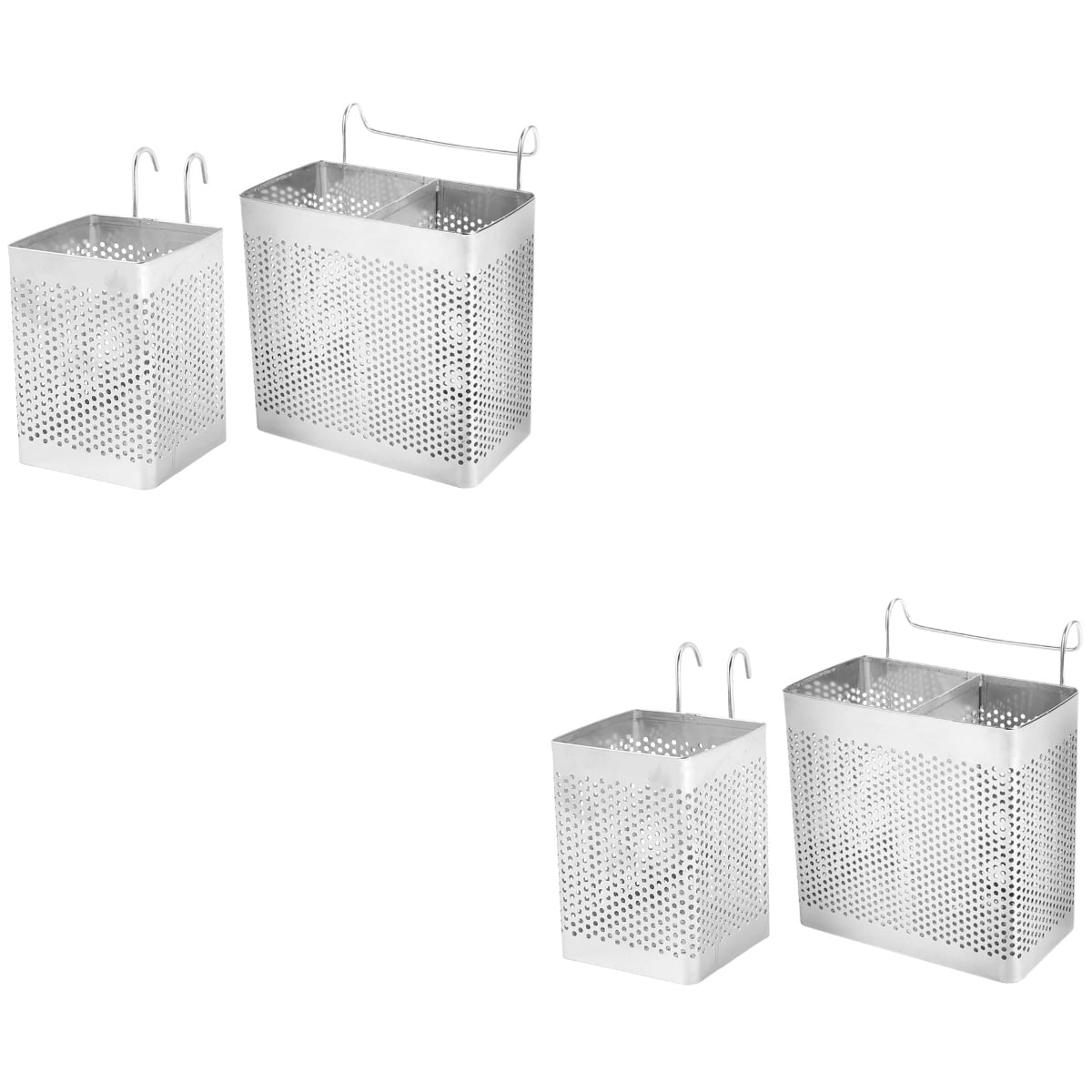 Hanging Chopstick Holder Utensil Chopsticks Stainless Steel Basket ...