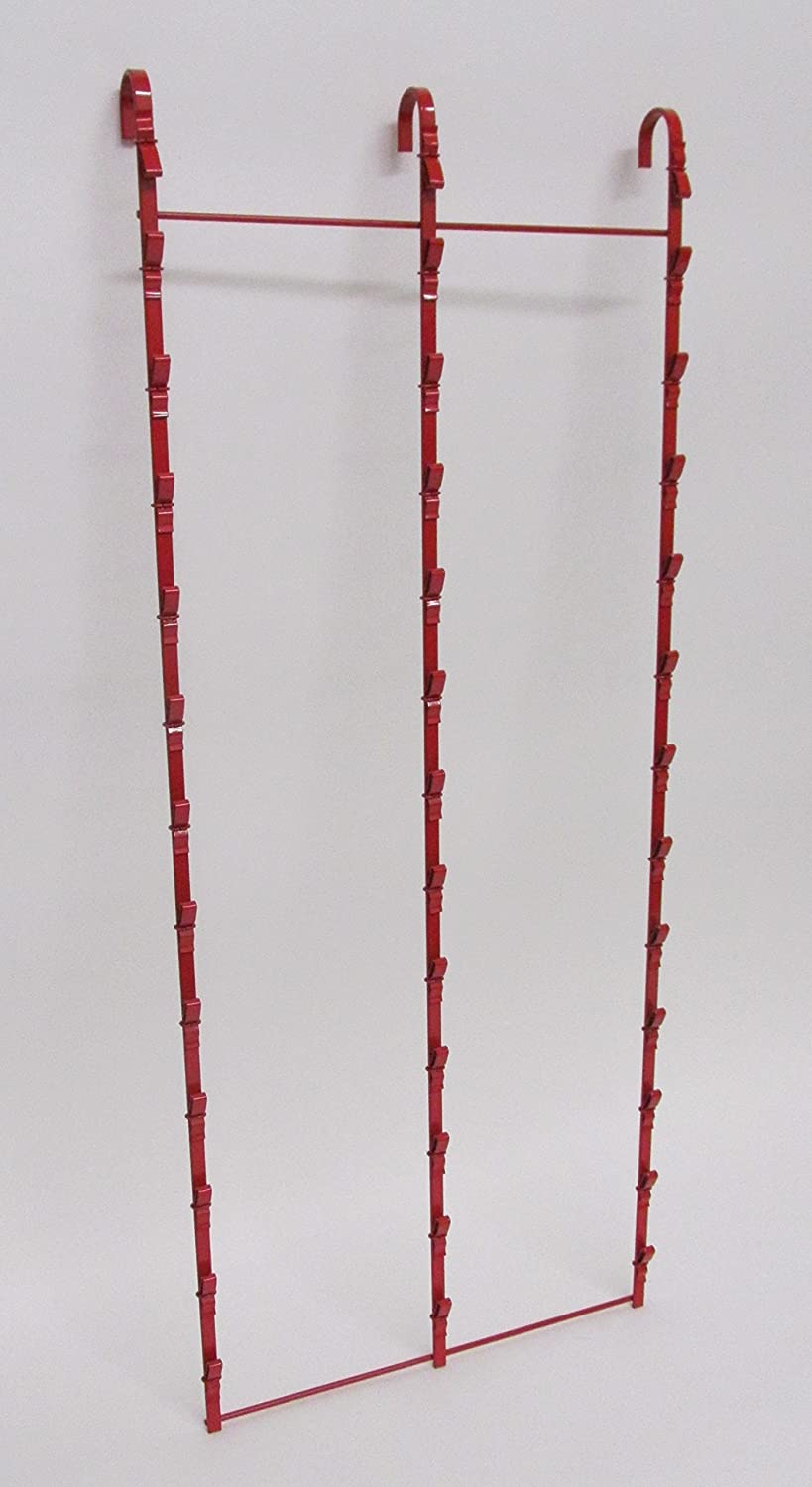 Hanging Clipper Display Grid Panel Rack 36 Clips Red - Walmart.com