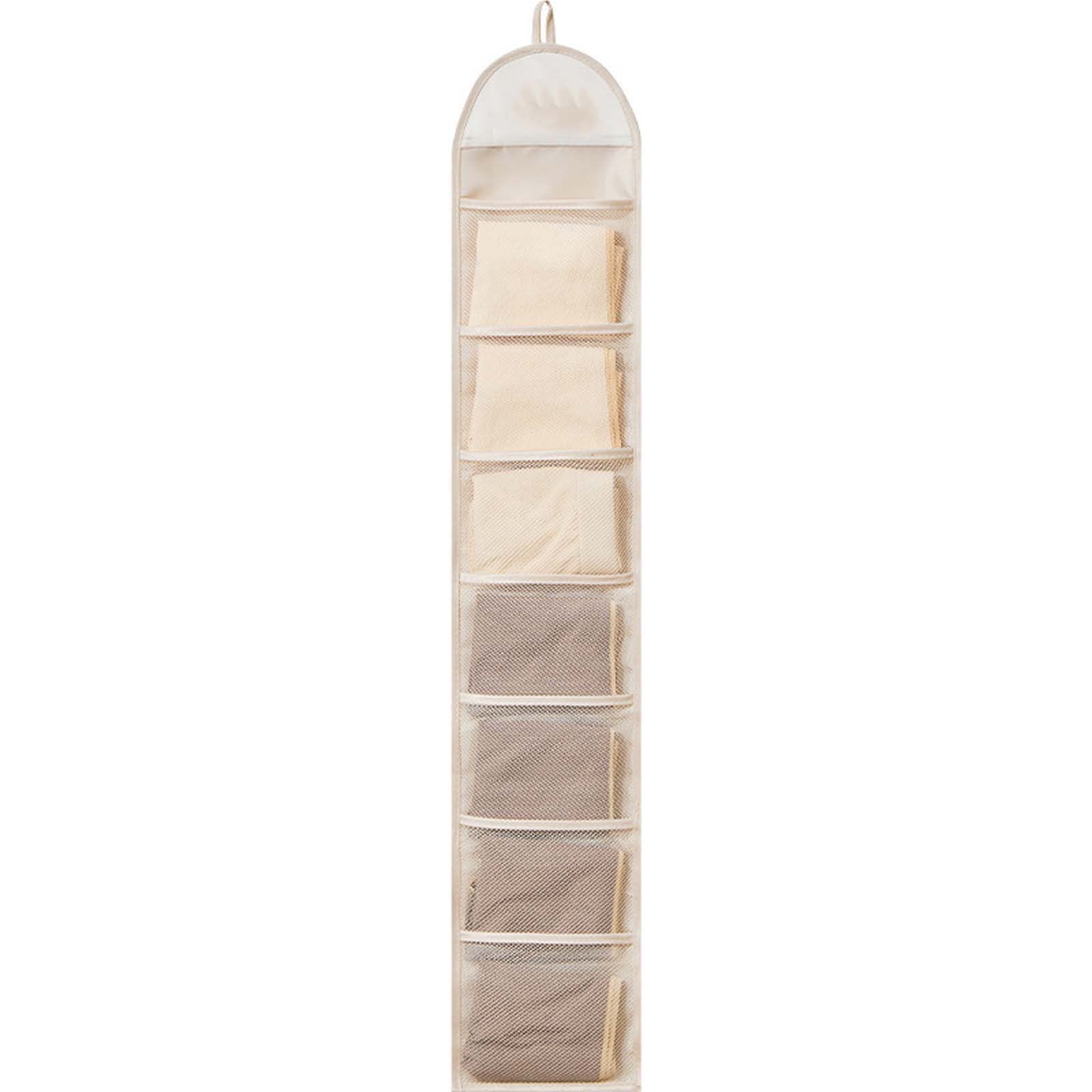 Hanging Closet Organizer with Pockets, Foldable Storage Sock Organizers ...