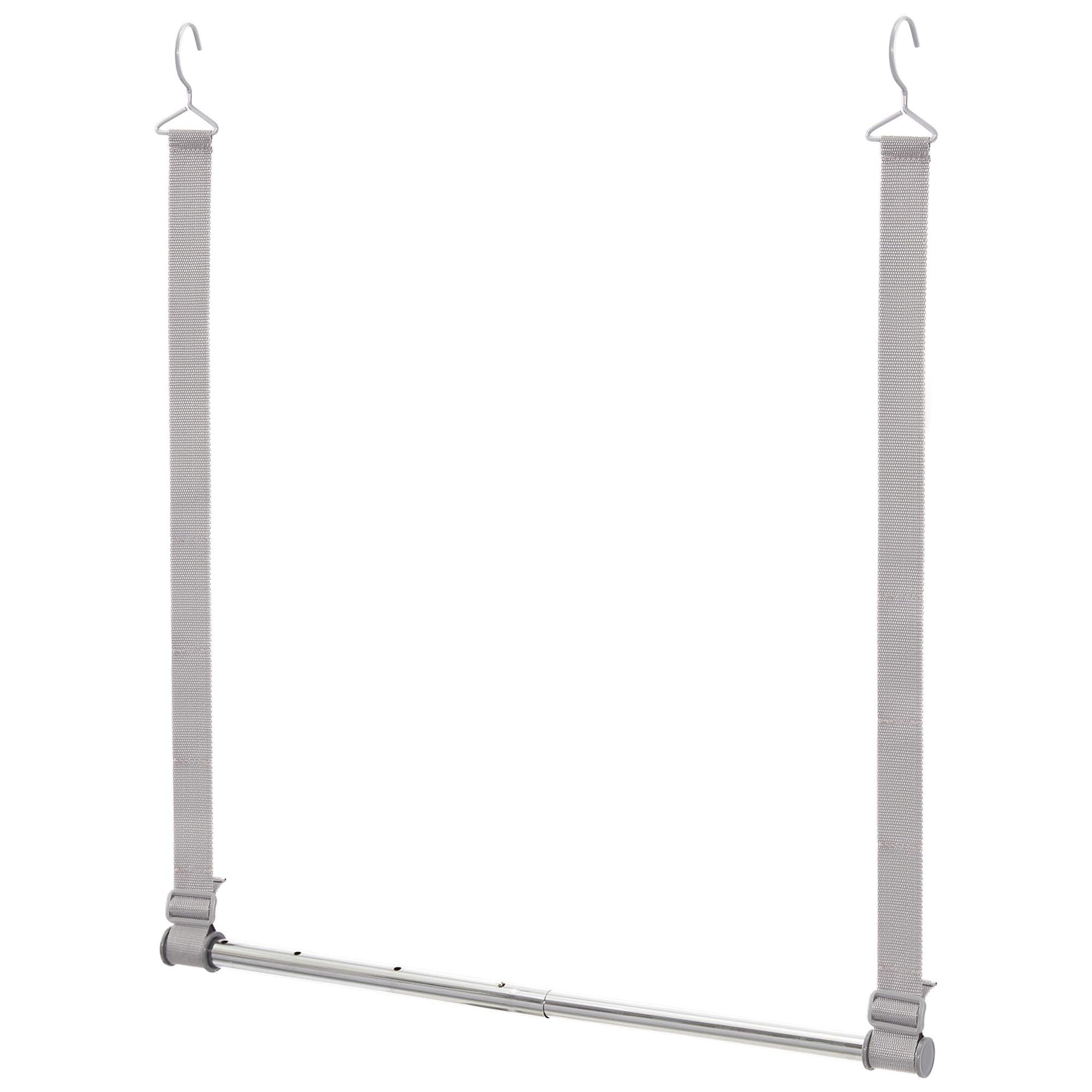 Hanging Closet Rod Organizer Adjustable Width 17-28 Inch Height 17-32.7 ...