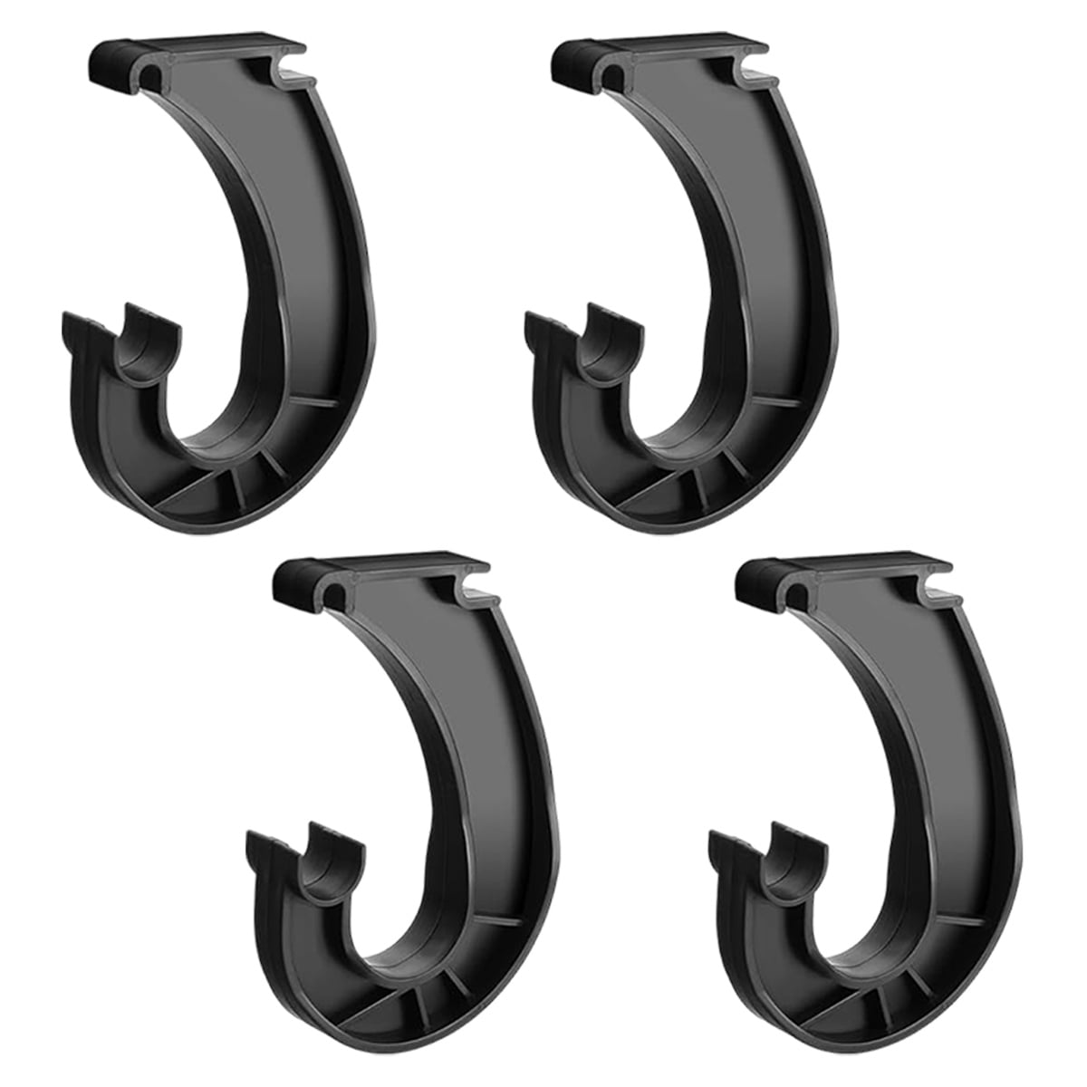 Hanging Closet Rod Support, Closet Shelf Rod Holder, Sturdy J-Shaped ...