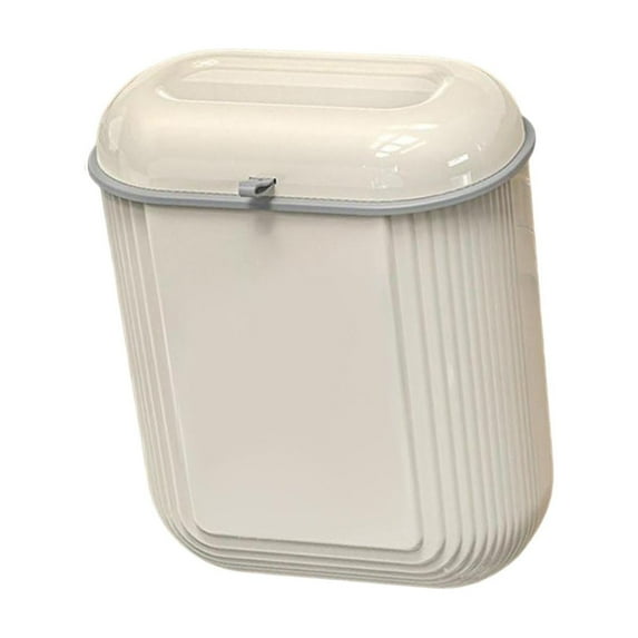 Hanging Compost Bin Trash Can Garbage Basket with Smooth Sliding Lid ...