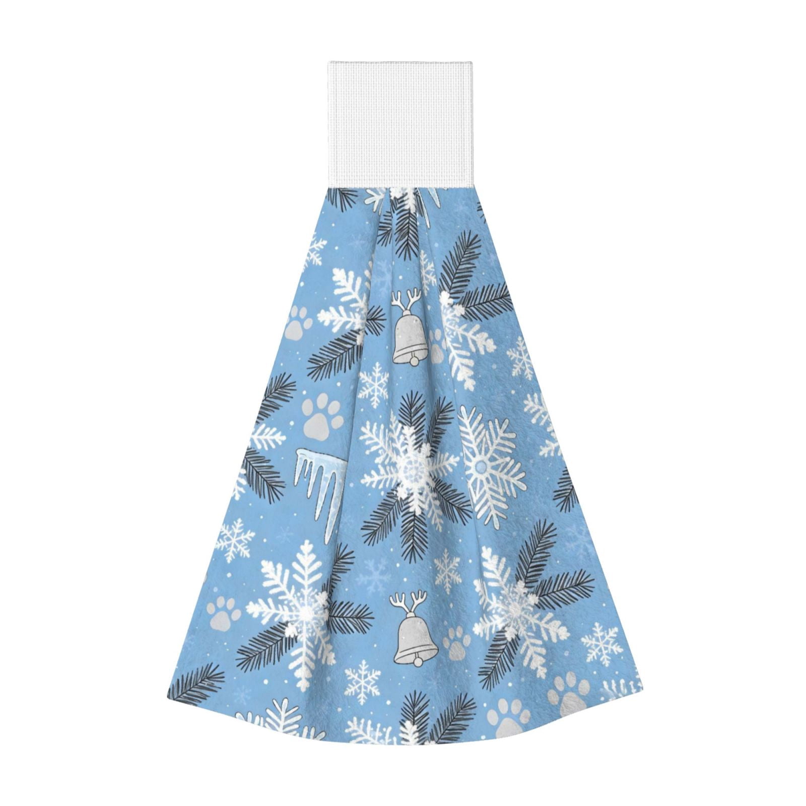 Hanging Coral Fiber Hand Towel Soft Absorbent Hook And Loop Strap For ...