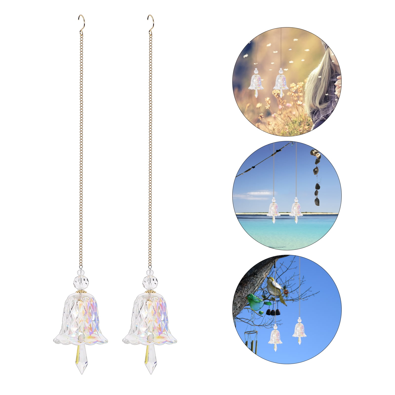 Hanging Crystal Sun Catcher, 2Pcs Crystal Suncatchers Window Hanging ...