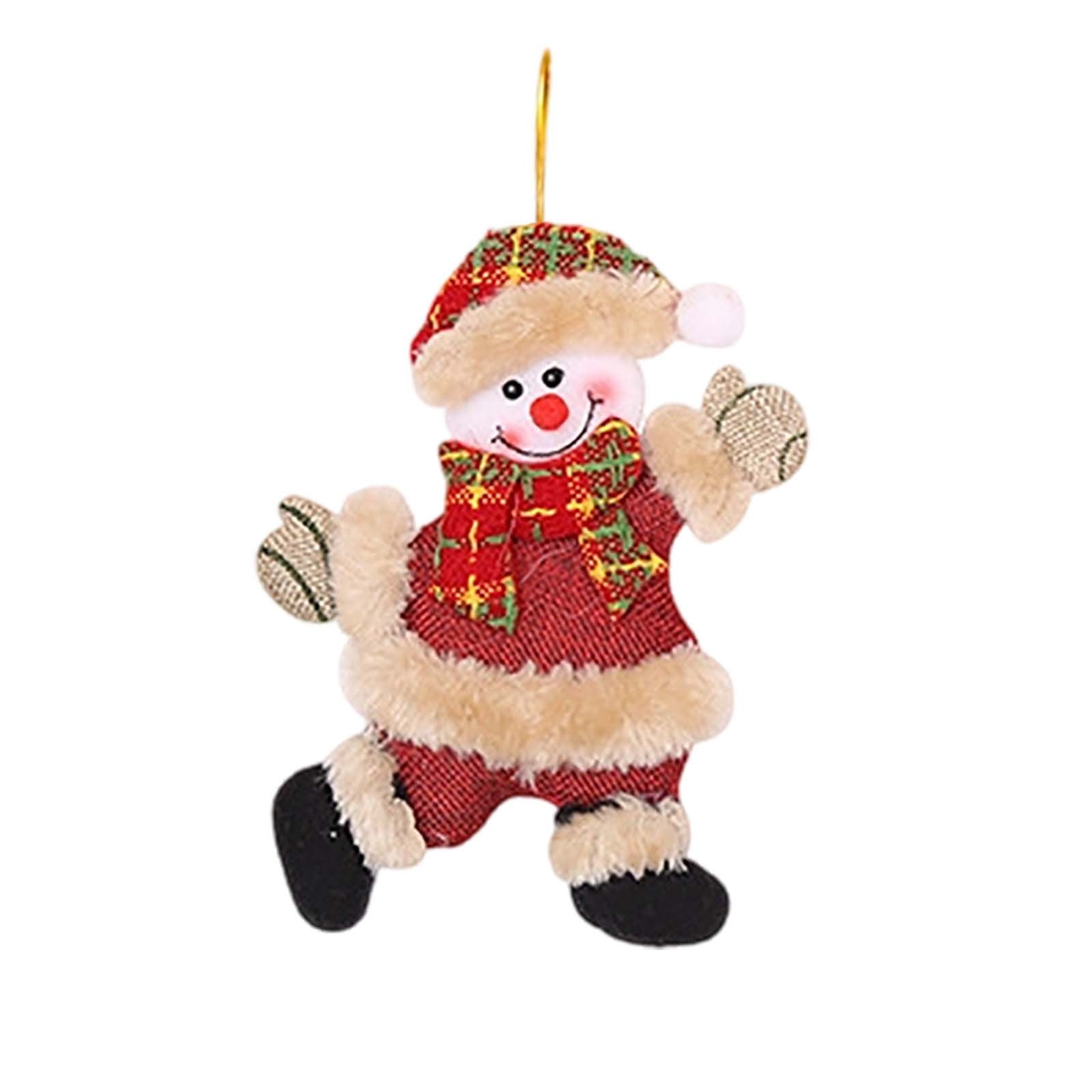 Hangs Hanging Dancing Santa Figurines for Holiday Fireplace Staircase ...