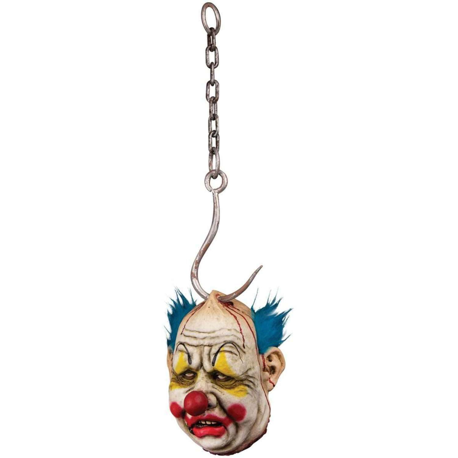 Hanging Decapitated Chunky Clown Head Prop - Walmart.com