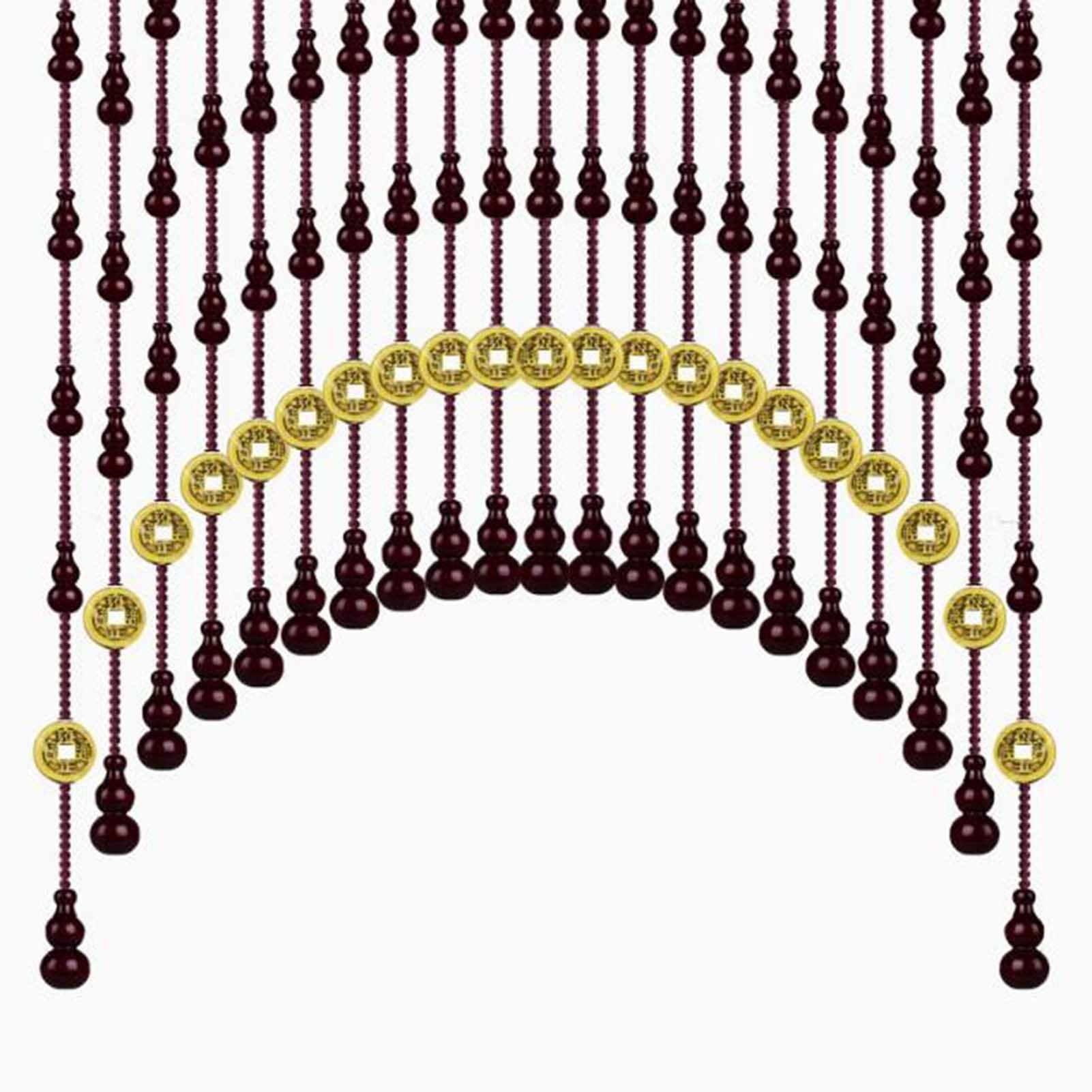 Hanging Decor Doorway Room Divider Door Curtain,Natural Bamboo Wood ...