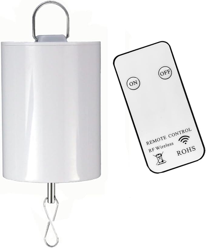 Hanging Display Motor W/Remote Battery Operated 10 RPM Rotating Motor ...