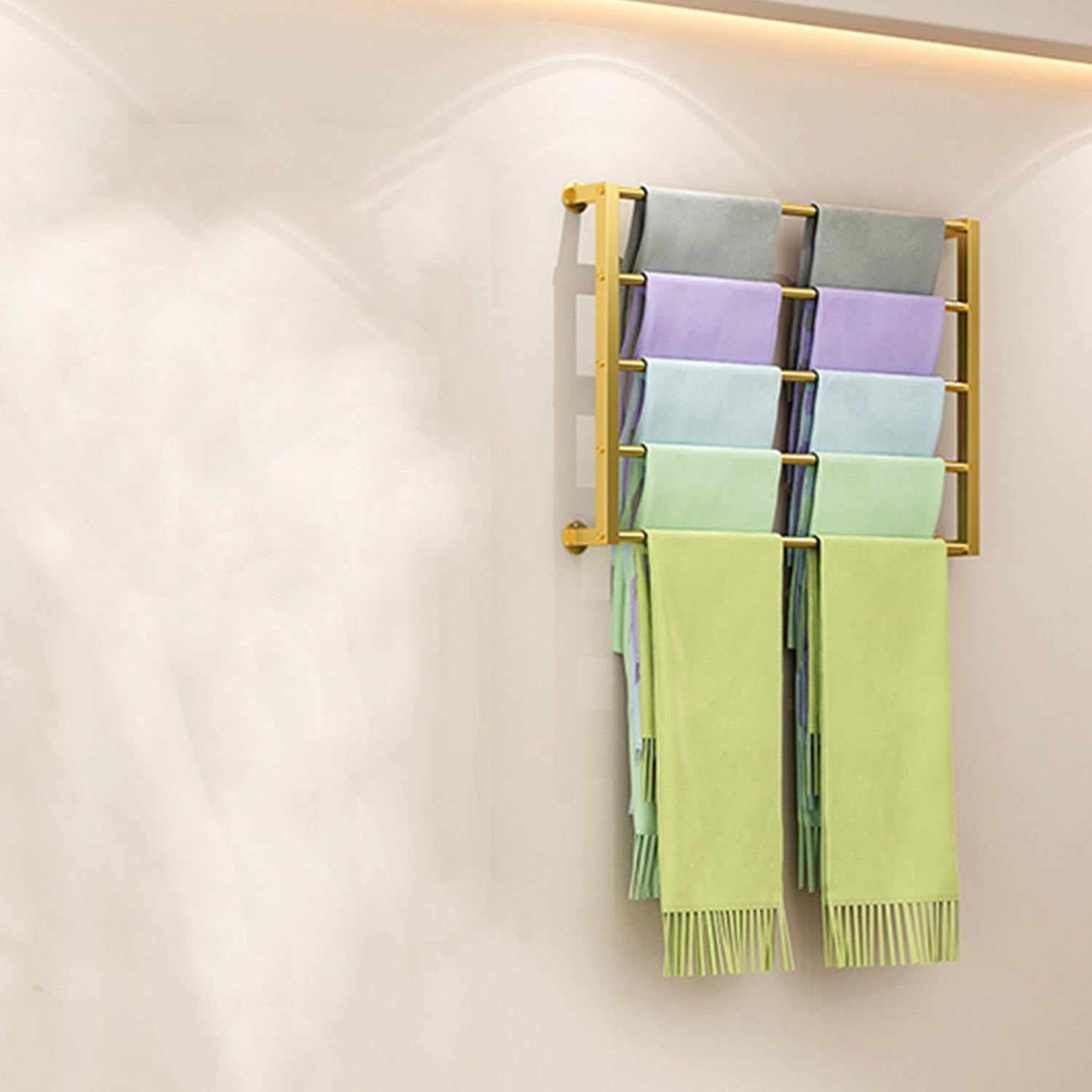 Hanging Display Rack for Scarf/Pants/Hijab, Wall Mount Commercial Heavy ...