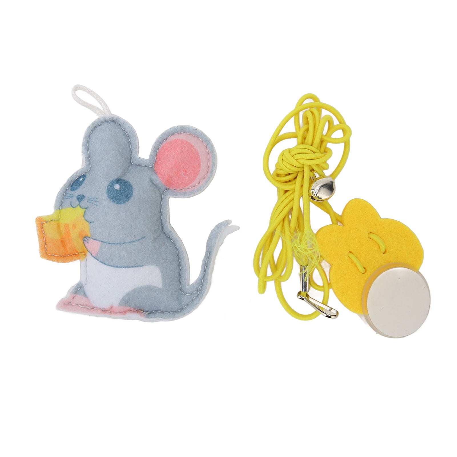 Hanging Door Self Play Cat Toy with Catnip Retractable Rope Mouse ...