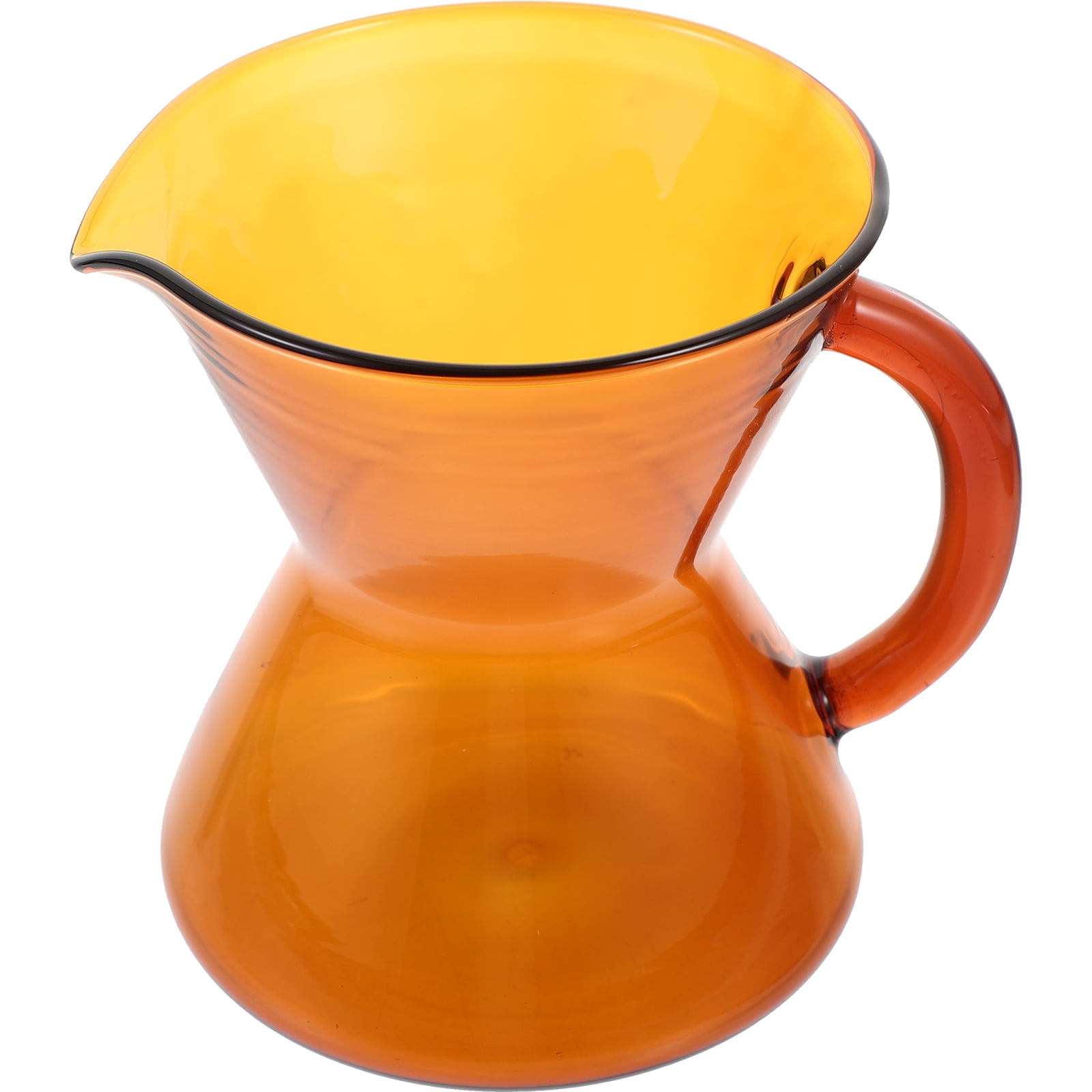 MEIBUTYUP Coffee Kettle Yellow Borosilicate Glass 1Set 4.1x3.9in ...