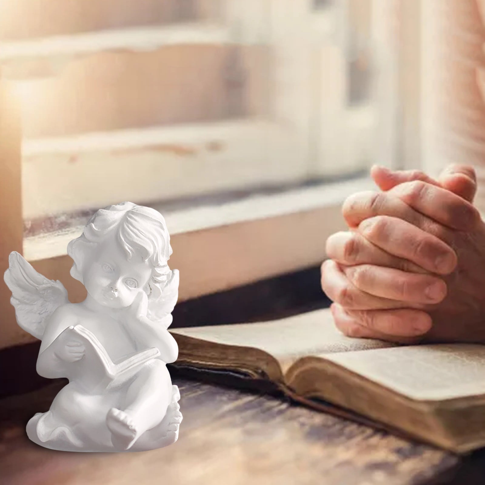 Hanging Easter Decorations For The Home Praying Cherub Adorable Cherubs Angels Statues Figurine ...