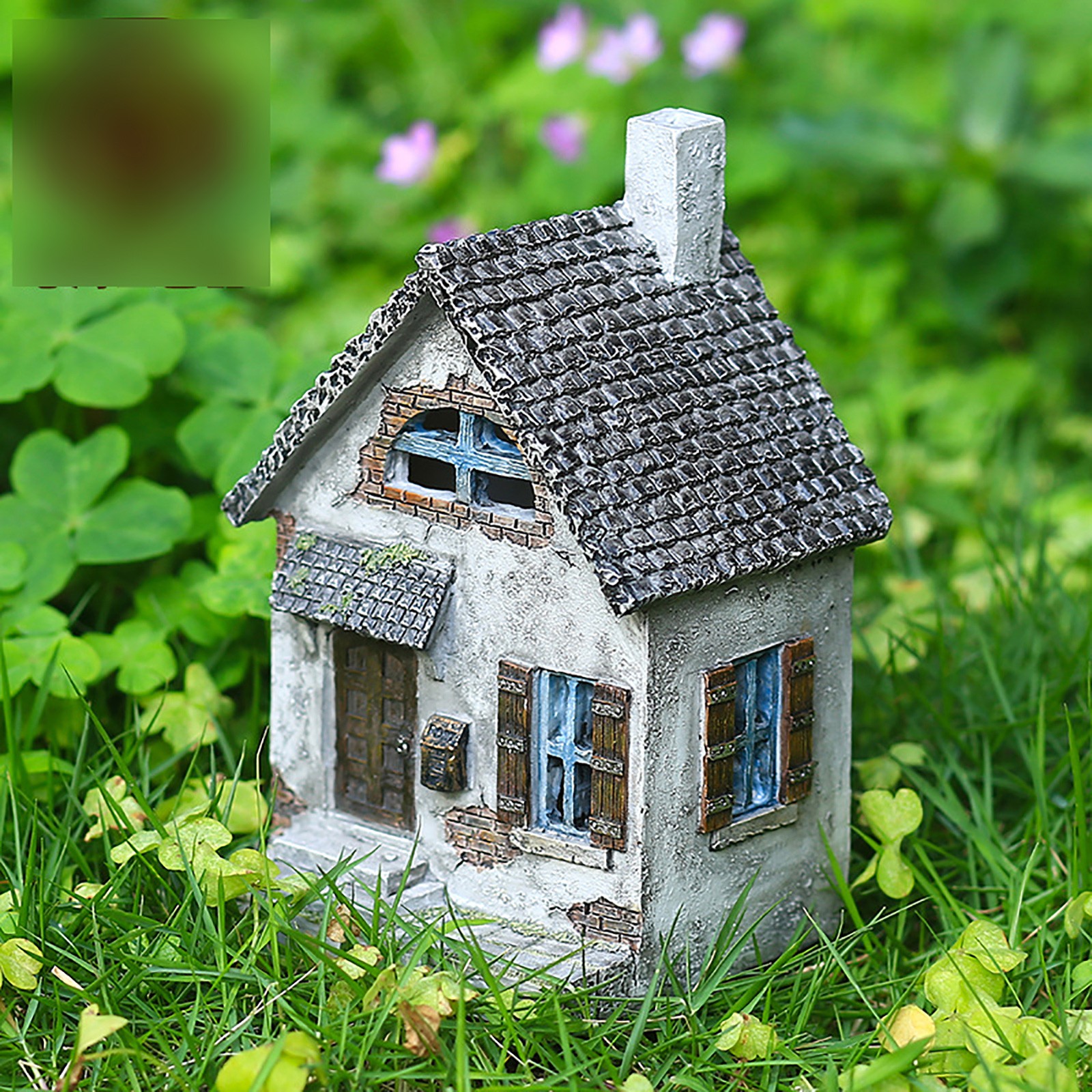 Hanging Easter Decorations For The Home Fairy Tale Resin House Statue ...