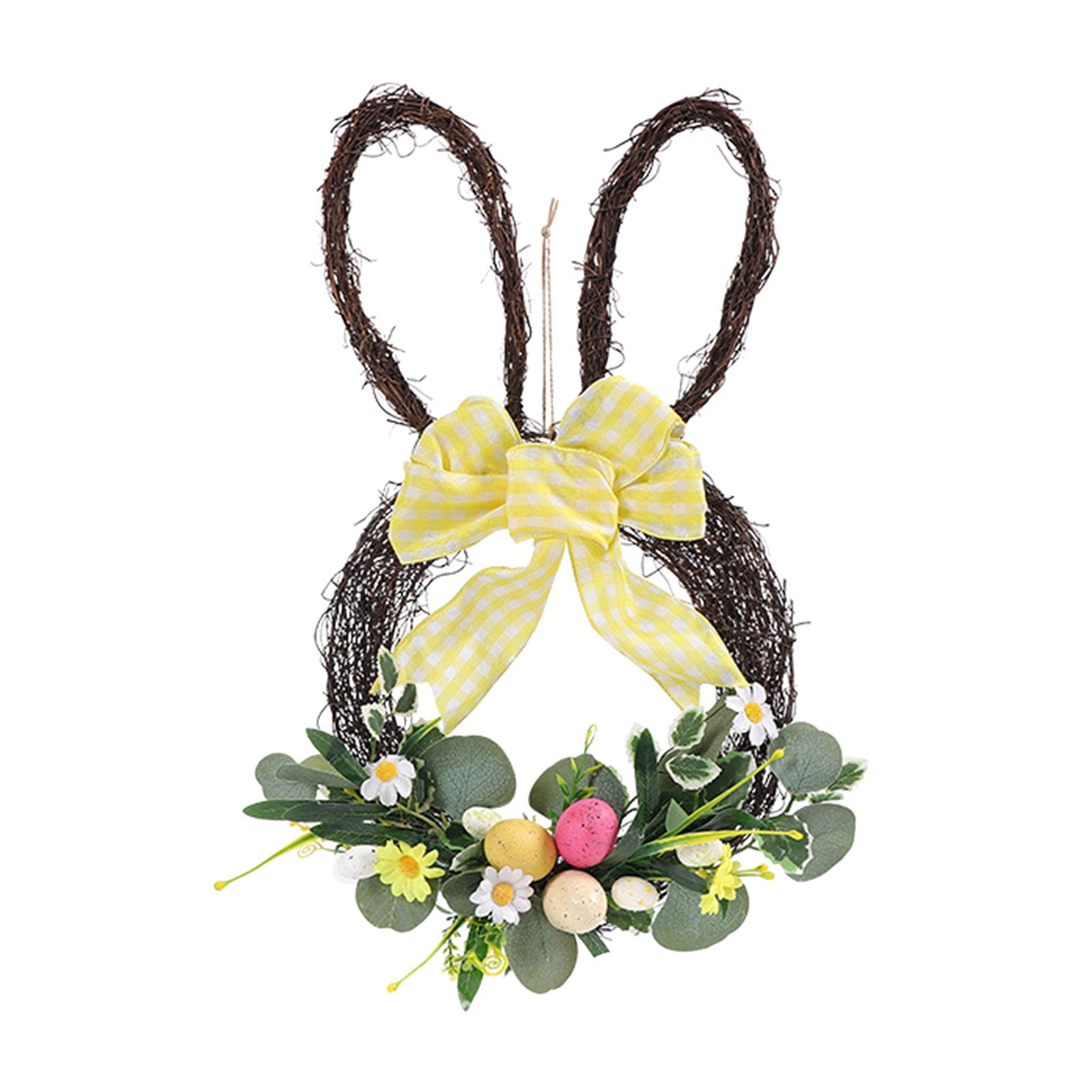 Hanging Easter Door Decor, Casaio Sunflower Round Honeycomb Pendant Bee ...