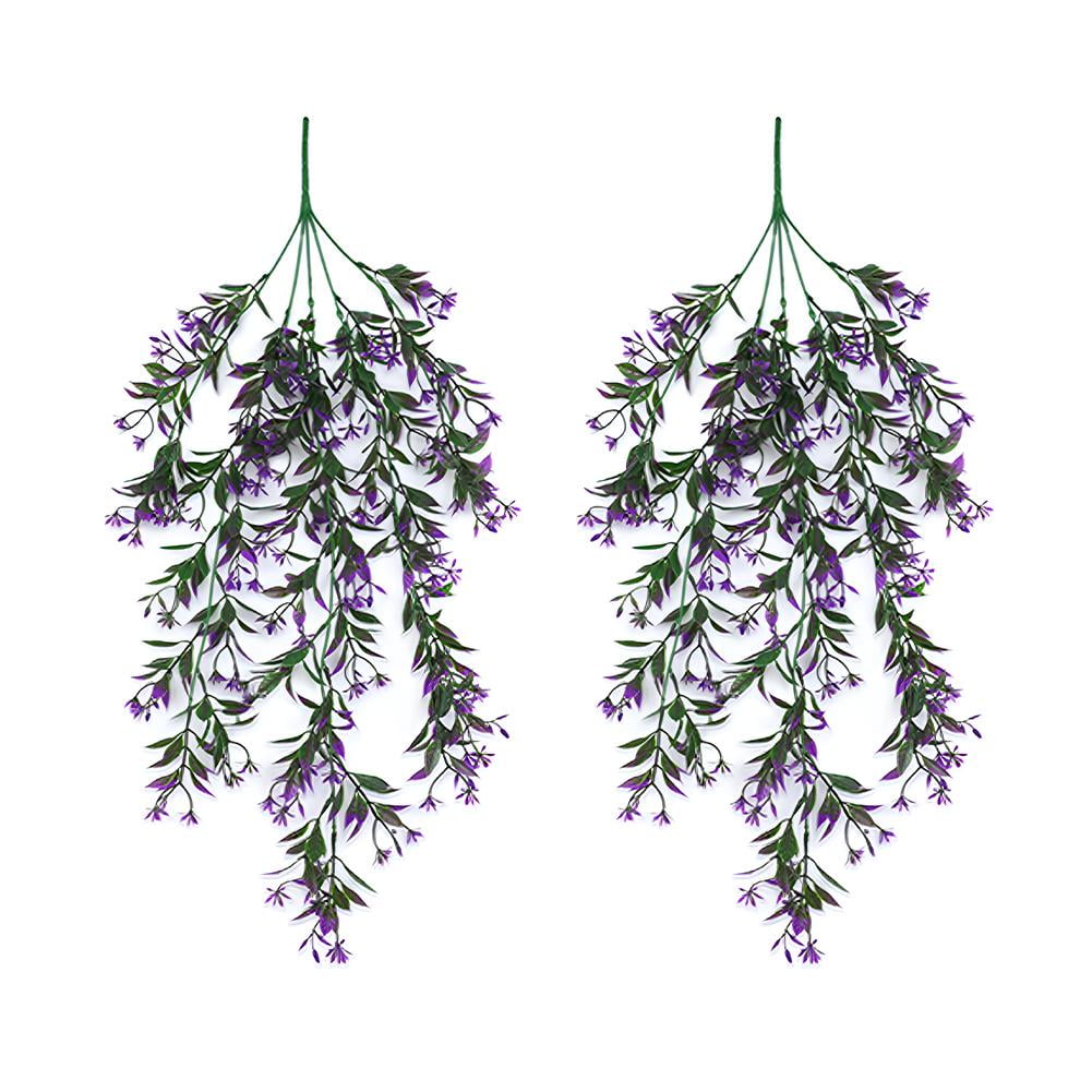 Hanging Fake Plant Flowers Indoor Outdoor Wall House Decoration Flowers Nice U8 - Walmart.com