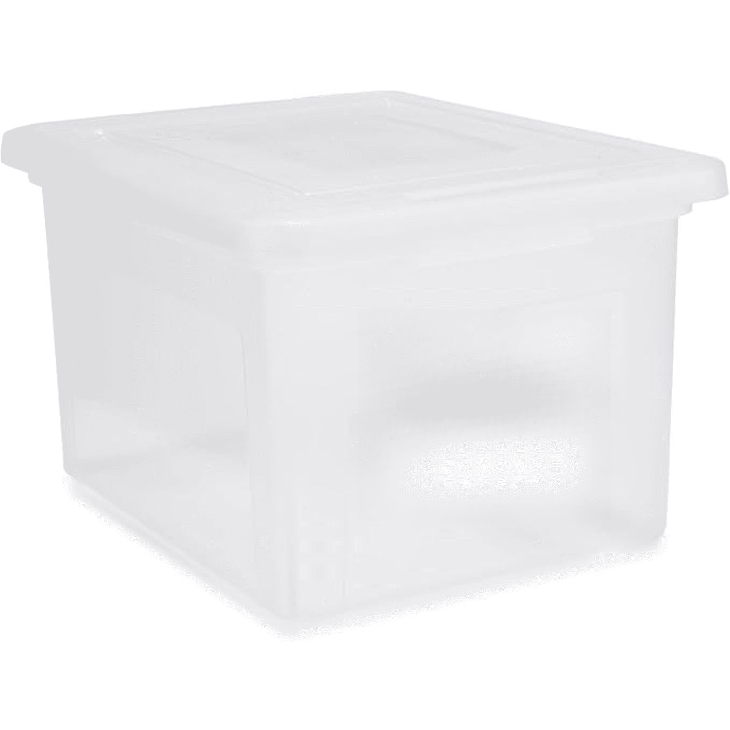 Clear Hanging File Box with Snap Lid, Letter/Legal Size - Walmart.com