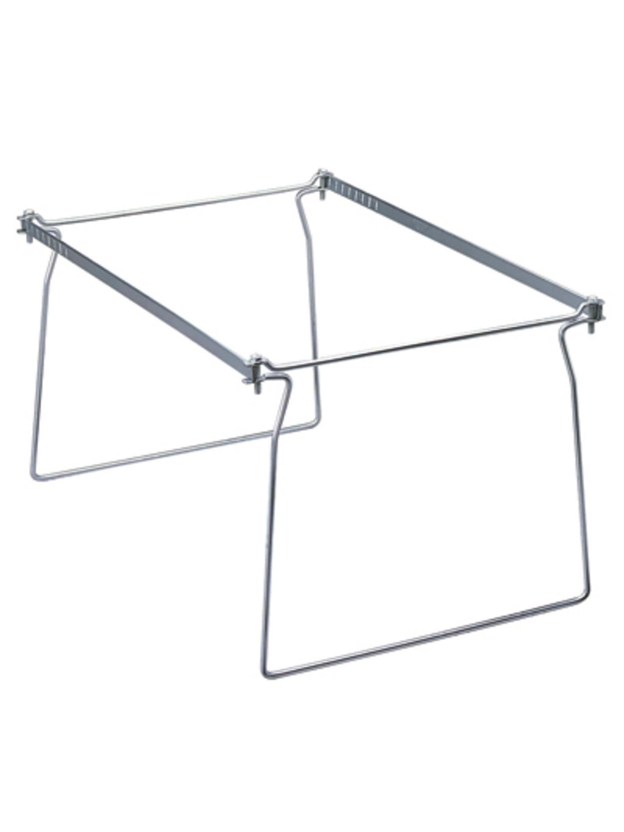 "Smead Steel Hanging File Folder Frames, Silver, Adjustable Depth ...