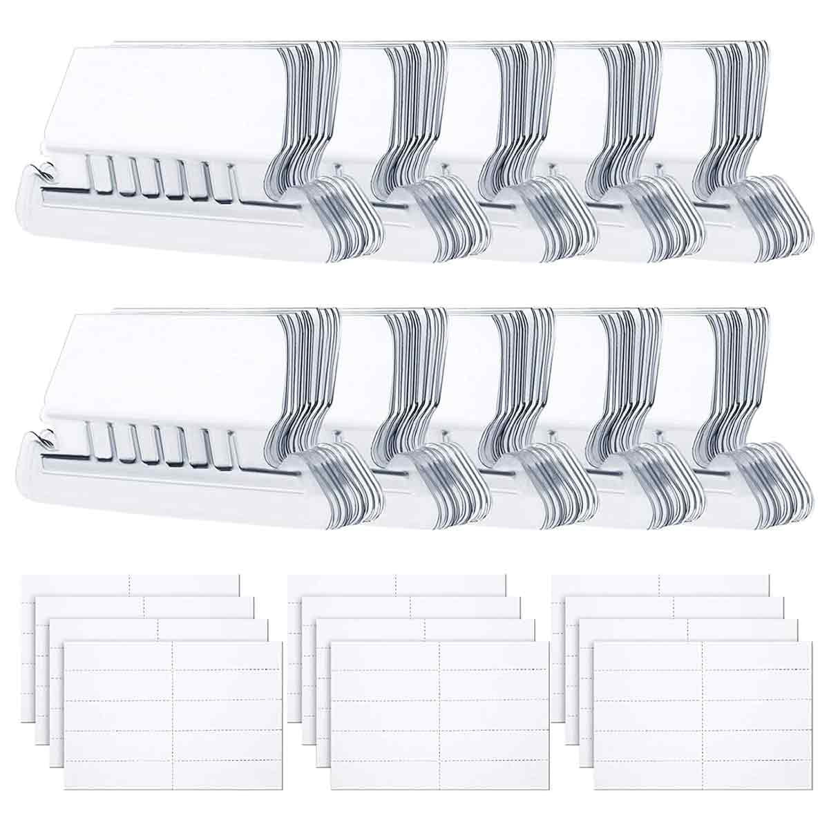 Hanging File Folder Labels, Insertable Plastic Tabs for Quick File ...