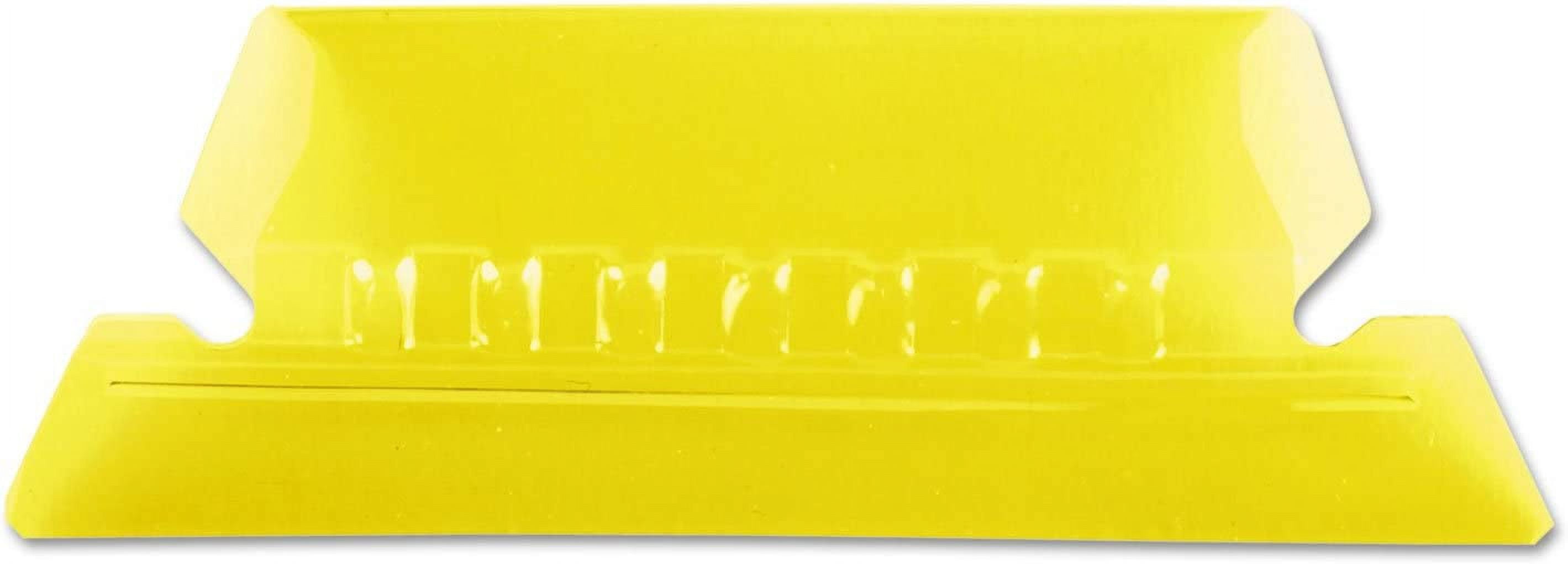 Hanging File Folder Tabs, 1/5 Tab, Two Inch, Yellow Tab/White Insert ...