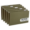 Hanging File Folders, 1/5 Cut Adjustable Tabs, Legal Size, 5 Tab ...