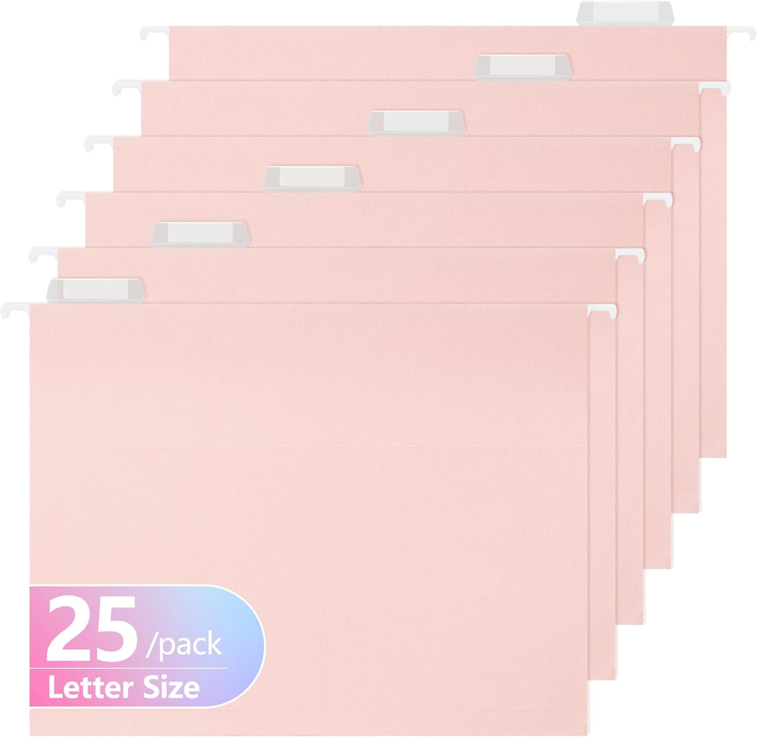 Hanging File Folders,25 Pack Reinforced Hang Folders Letter Size ...