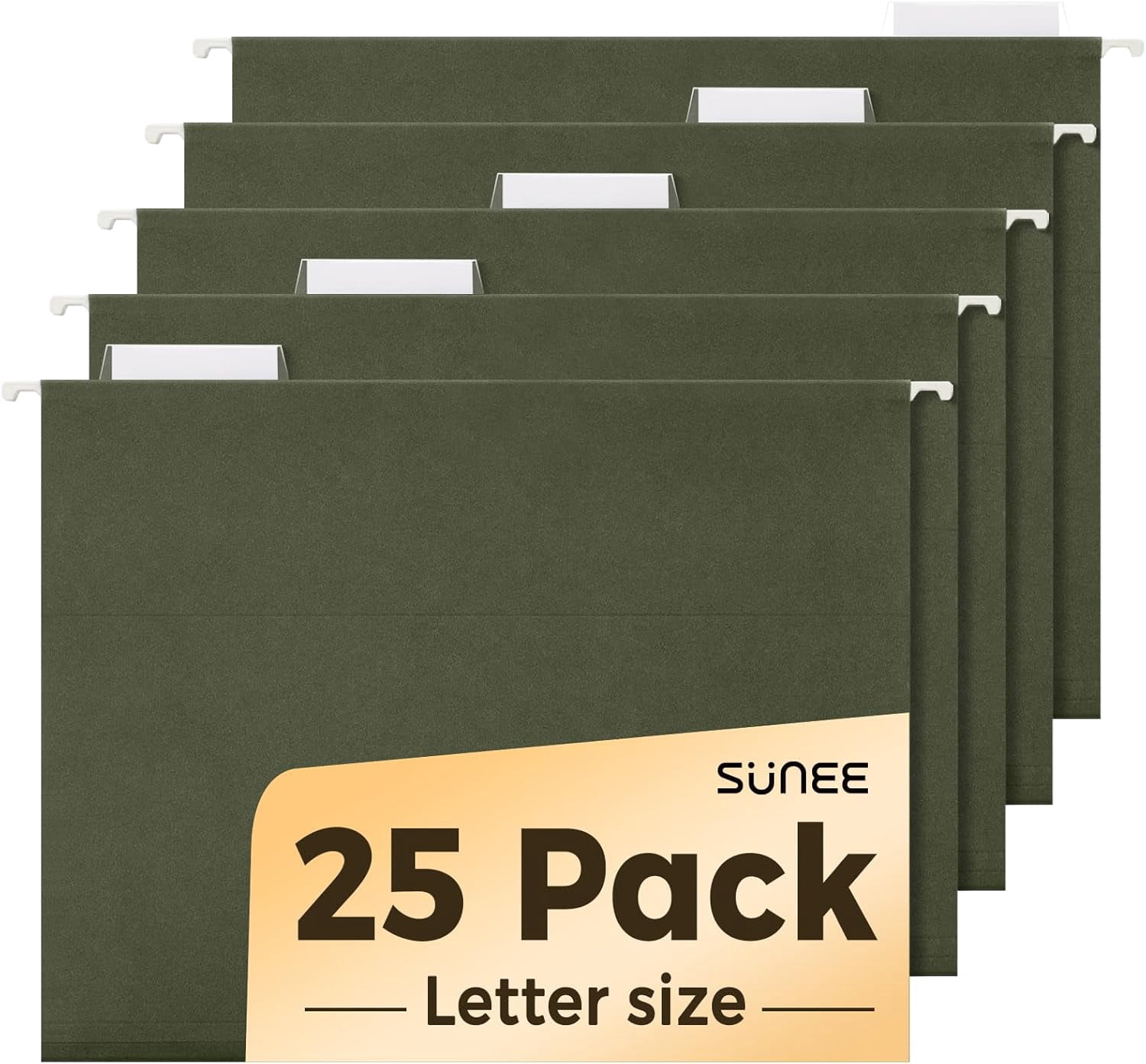 Hanging File Folders, 25 Pack Reinforced Hang Folders Letter Size ...