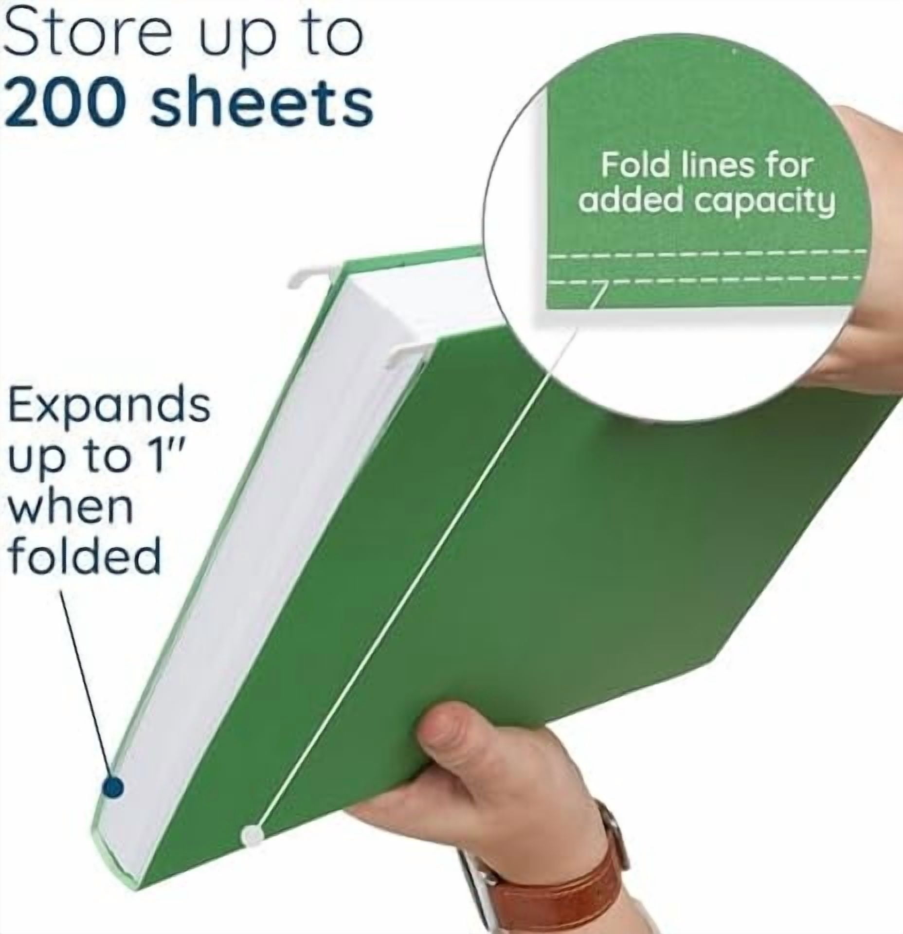 Hanging File Folders, 25 Reinforced Hang Folders, Designed for Home and ...