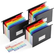 Ultimate Office MagniFile™ Hanging File Folders (Black, 2" Box Base ...