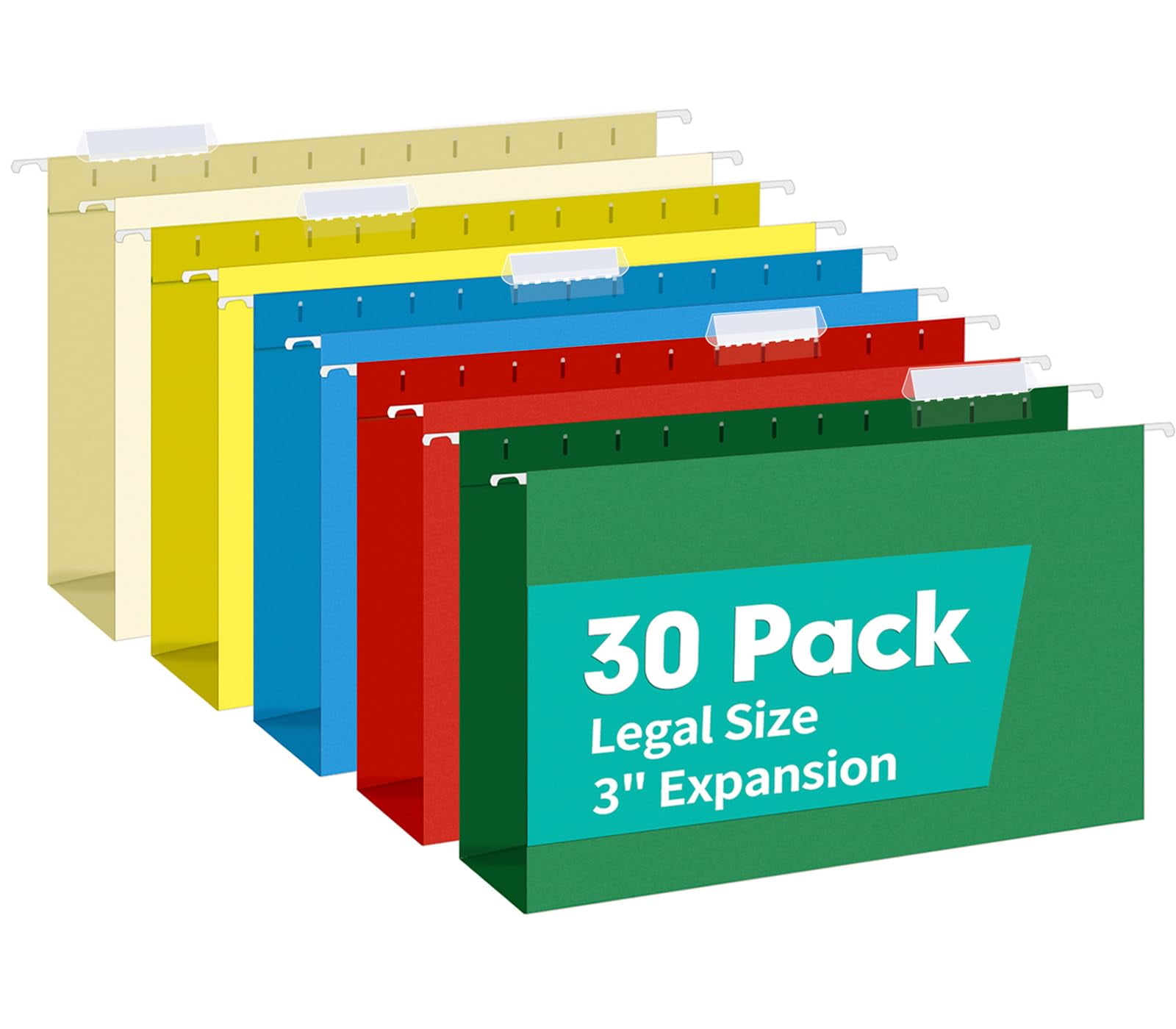 Hanging File Folders, 30 Pack Reinforced Legal Size Hanging Folders ...