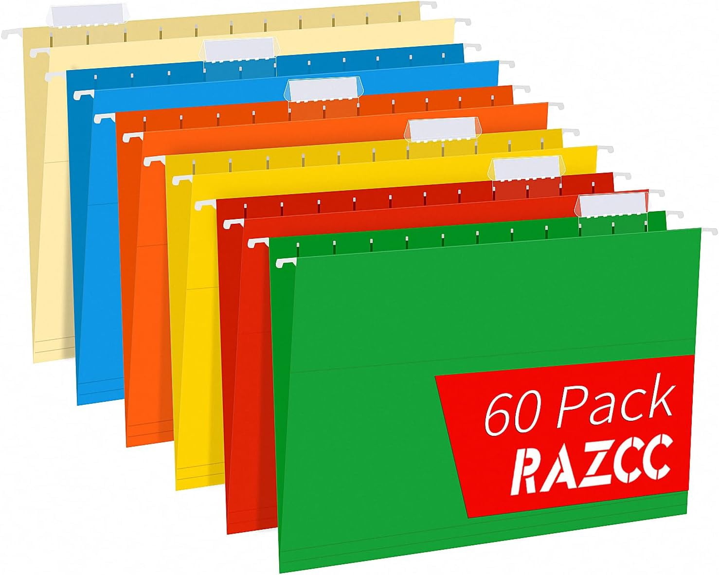 Hanging File Folders, 60 Pack Reinforced Hanging Folders Letter Size ...