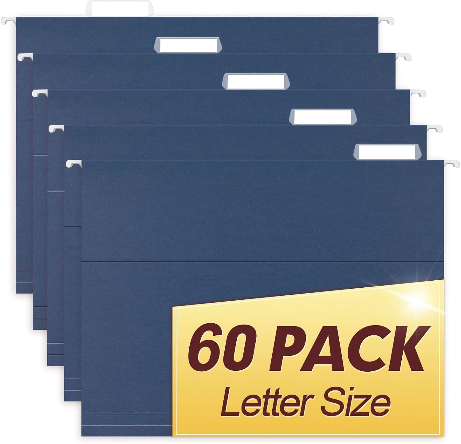 Hanging File Folders, 60 Pack Reinforced Letter Size Hanging Folders ...