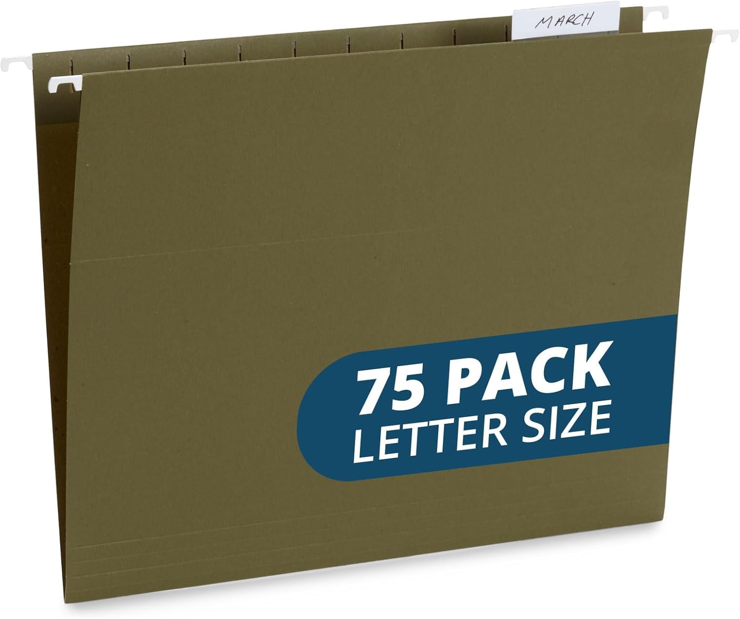 Hanging File Folders, 75 Pack, Reinforced Hanging Folders Letter Size ...